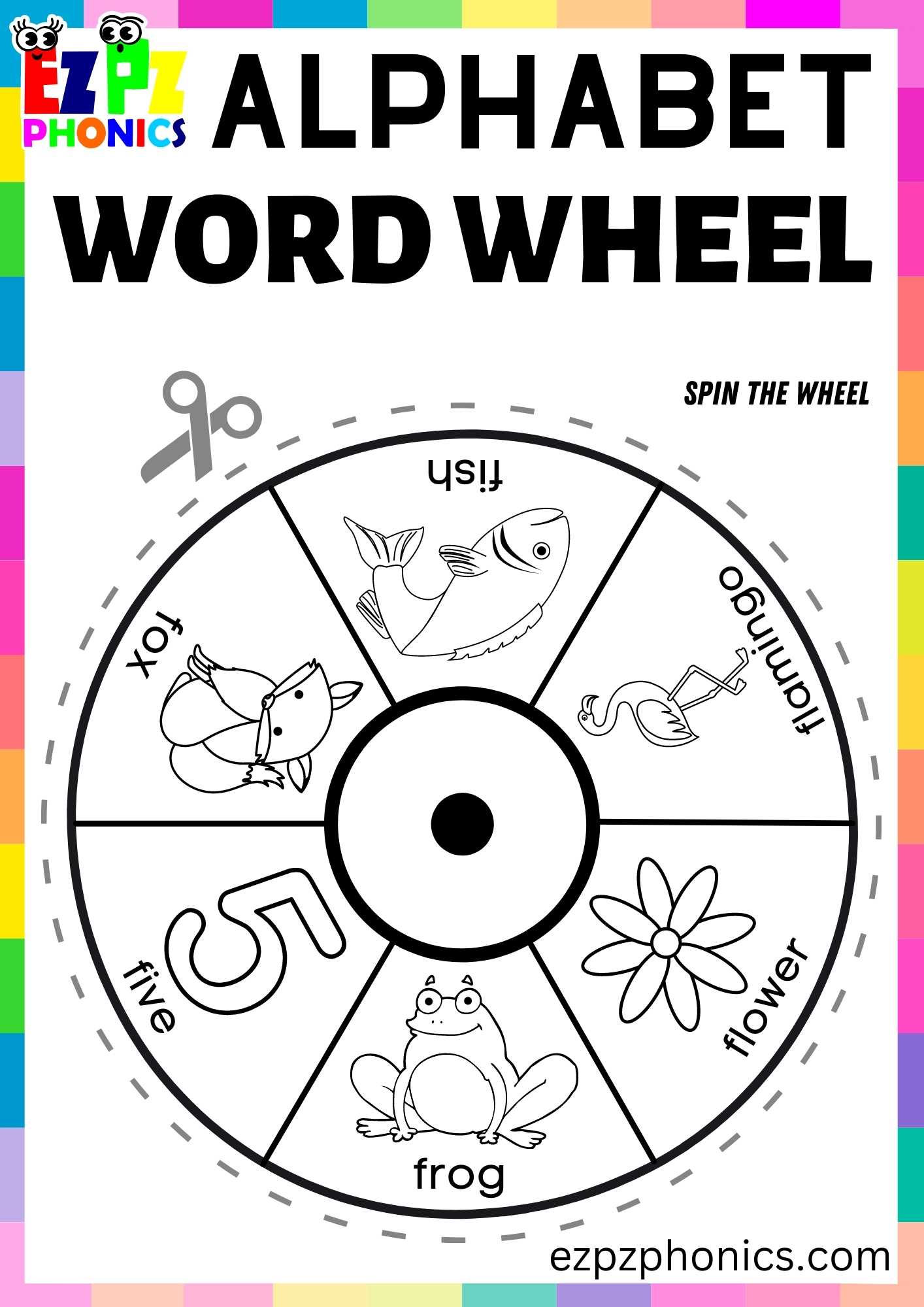 alphabet letter f coloring pages