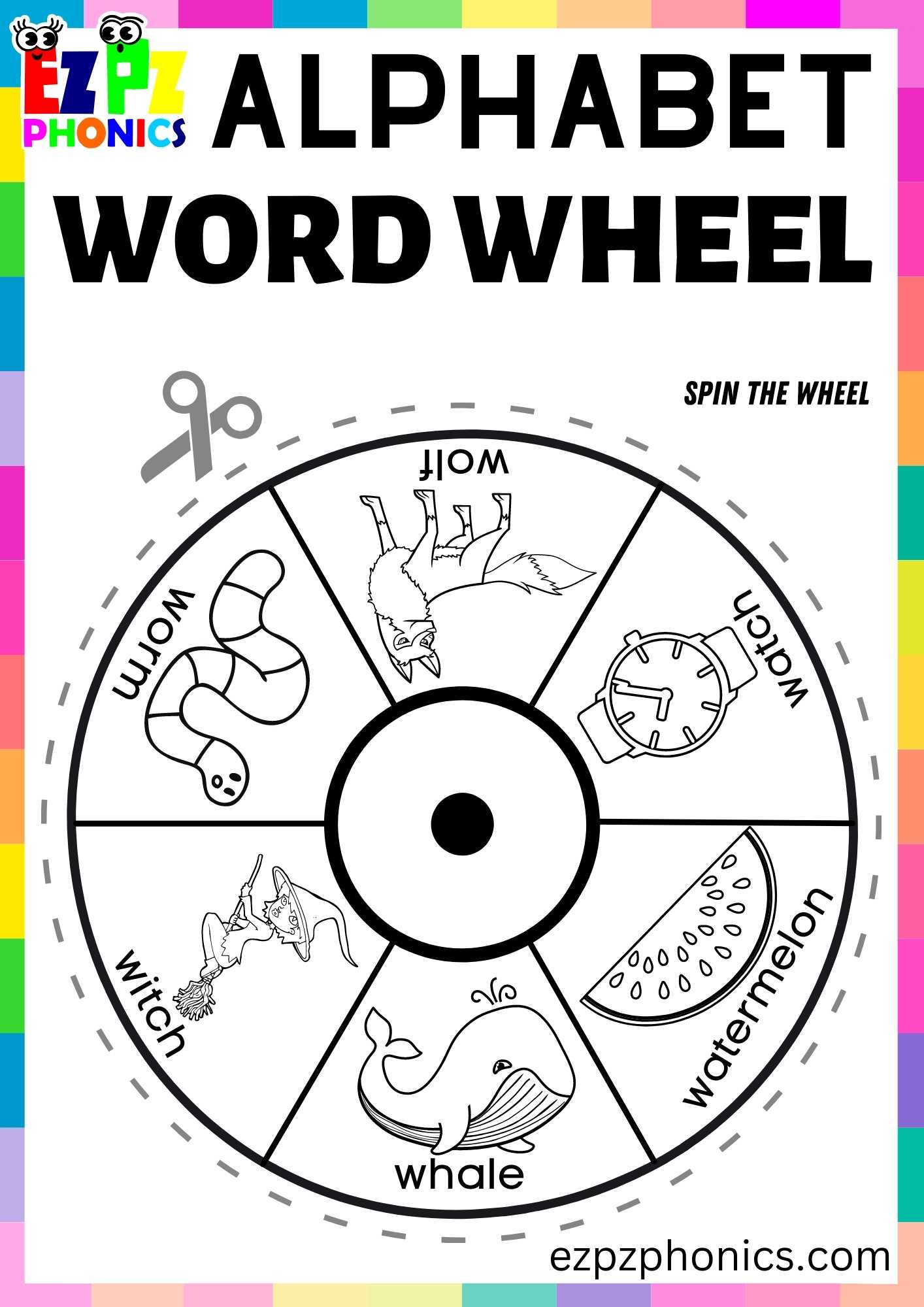 phonics w worksheet