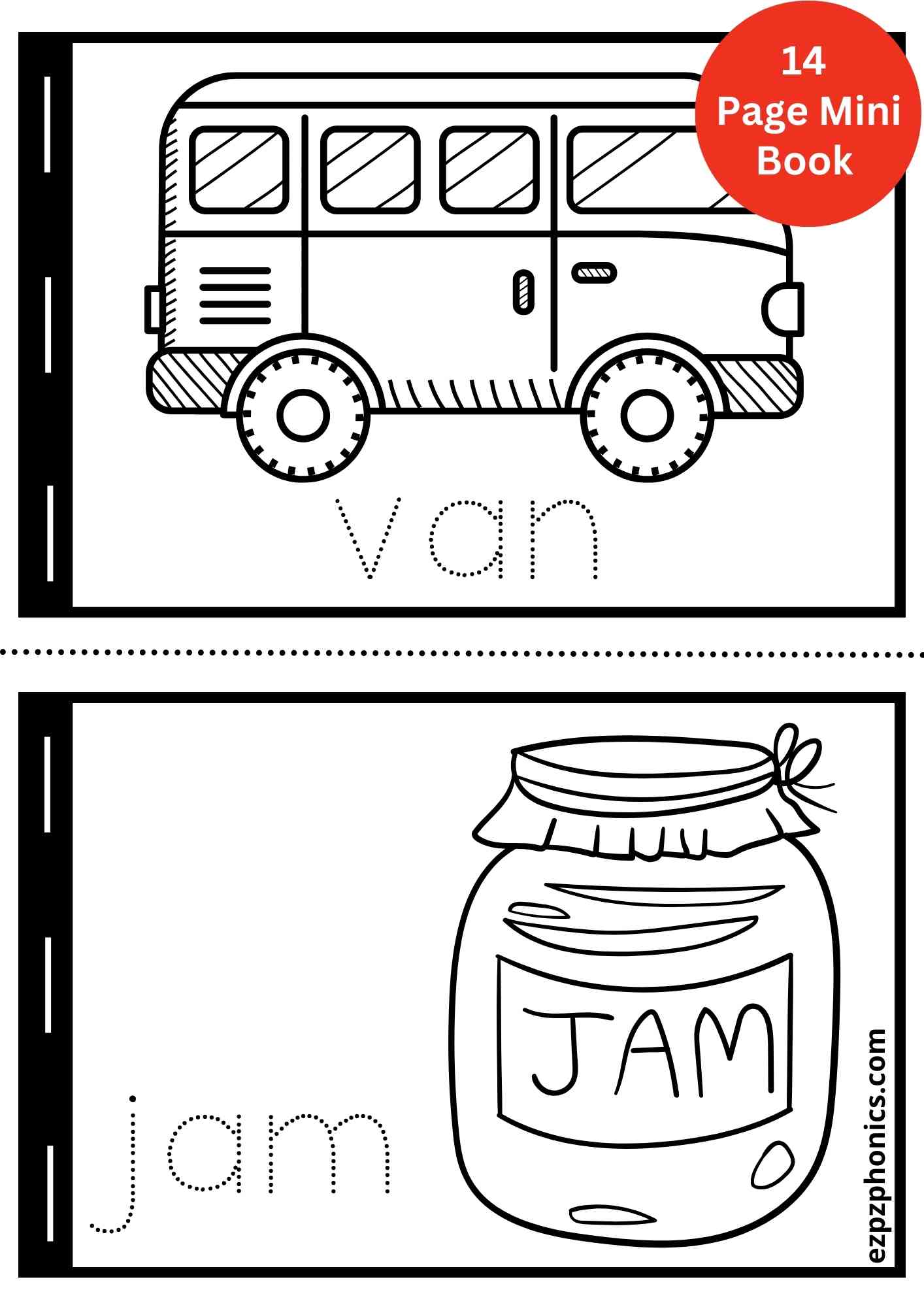 A Short Vowel Sound CVC Words - ezpzphonics.com