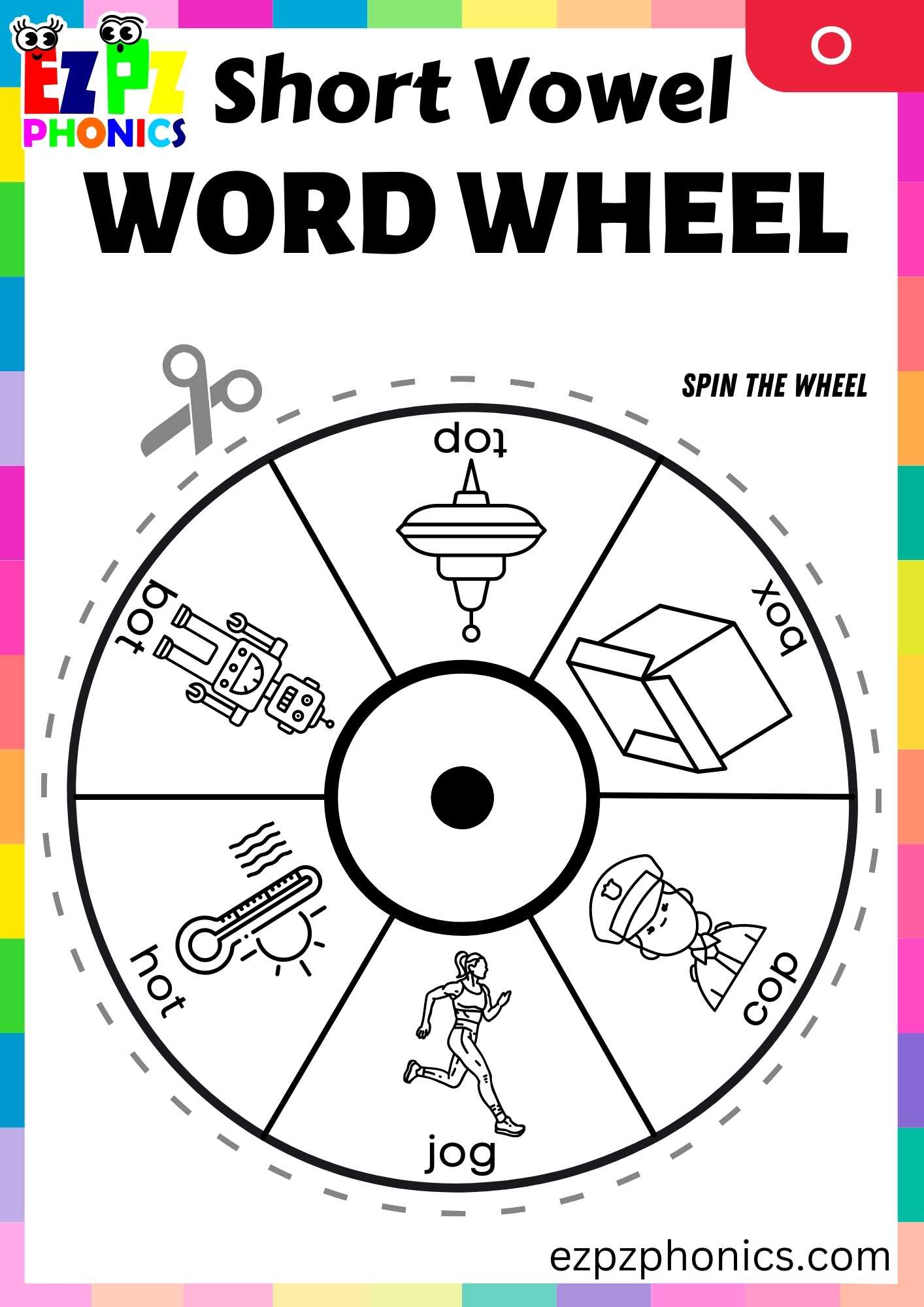 short o coloring page