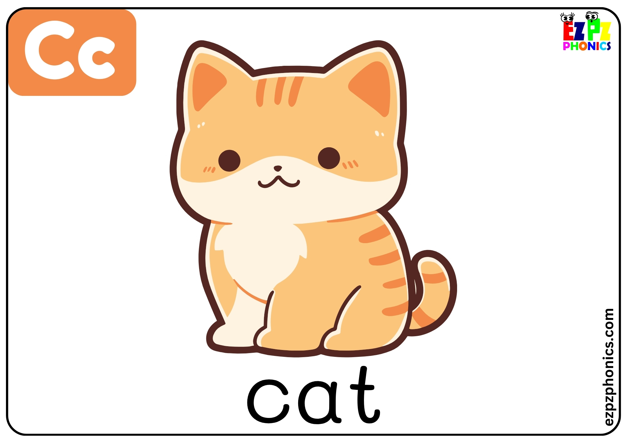 A to Z ABC Phonics Fun For Kids. Complete set of 26 Flashcards ...