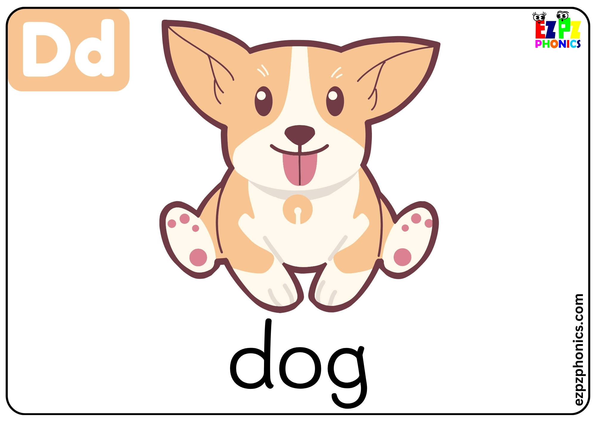 A to Z ABC Phonics Fun For Kids. Complete set of 26 Flashcards ...