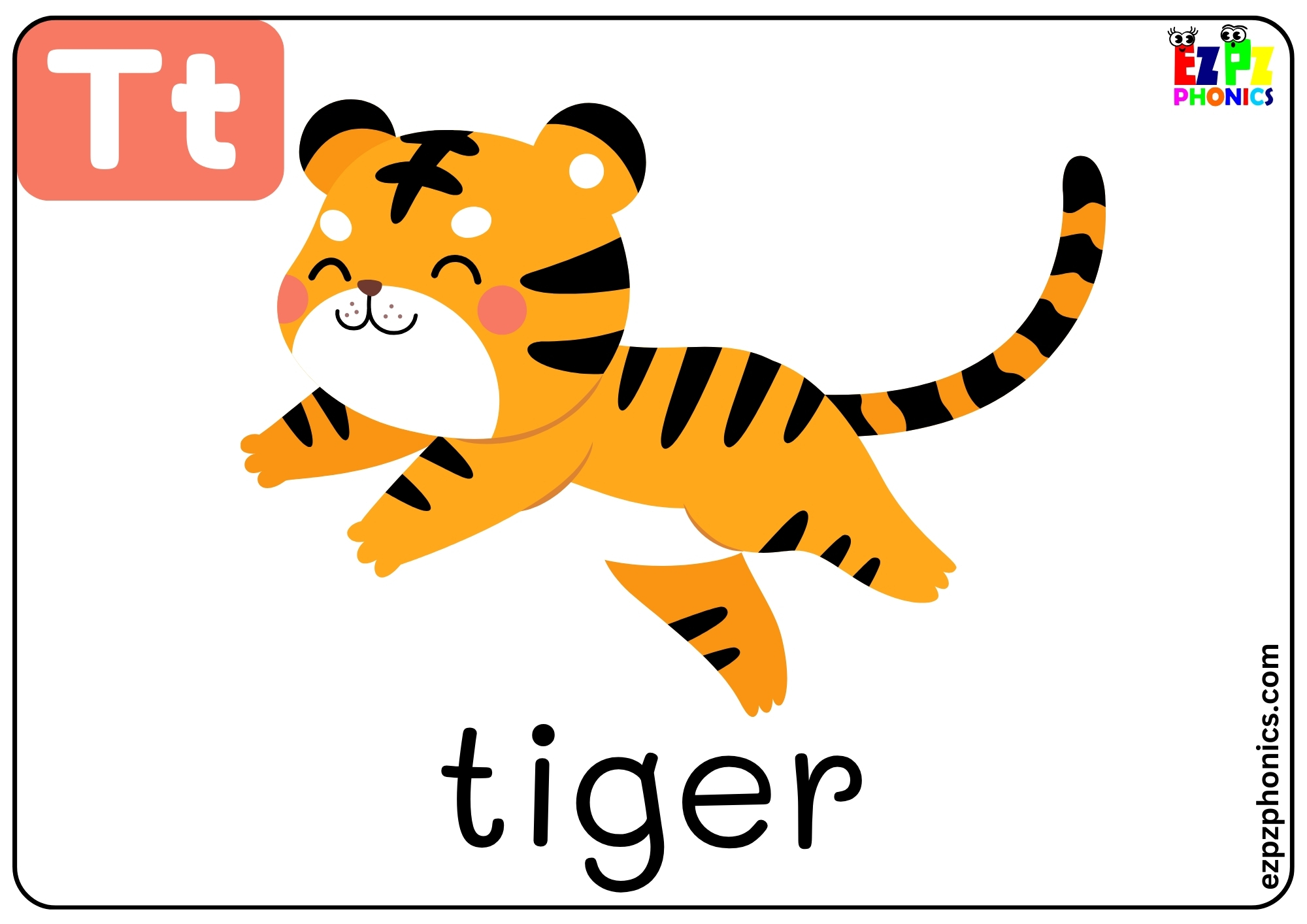 A to Z ABC Phonics Fun For Kids. Complete set of 26 Flashcards ...