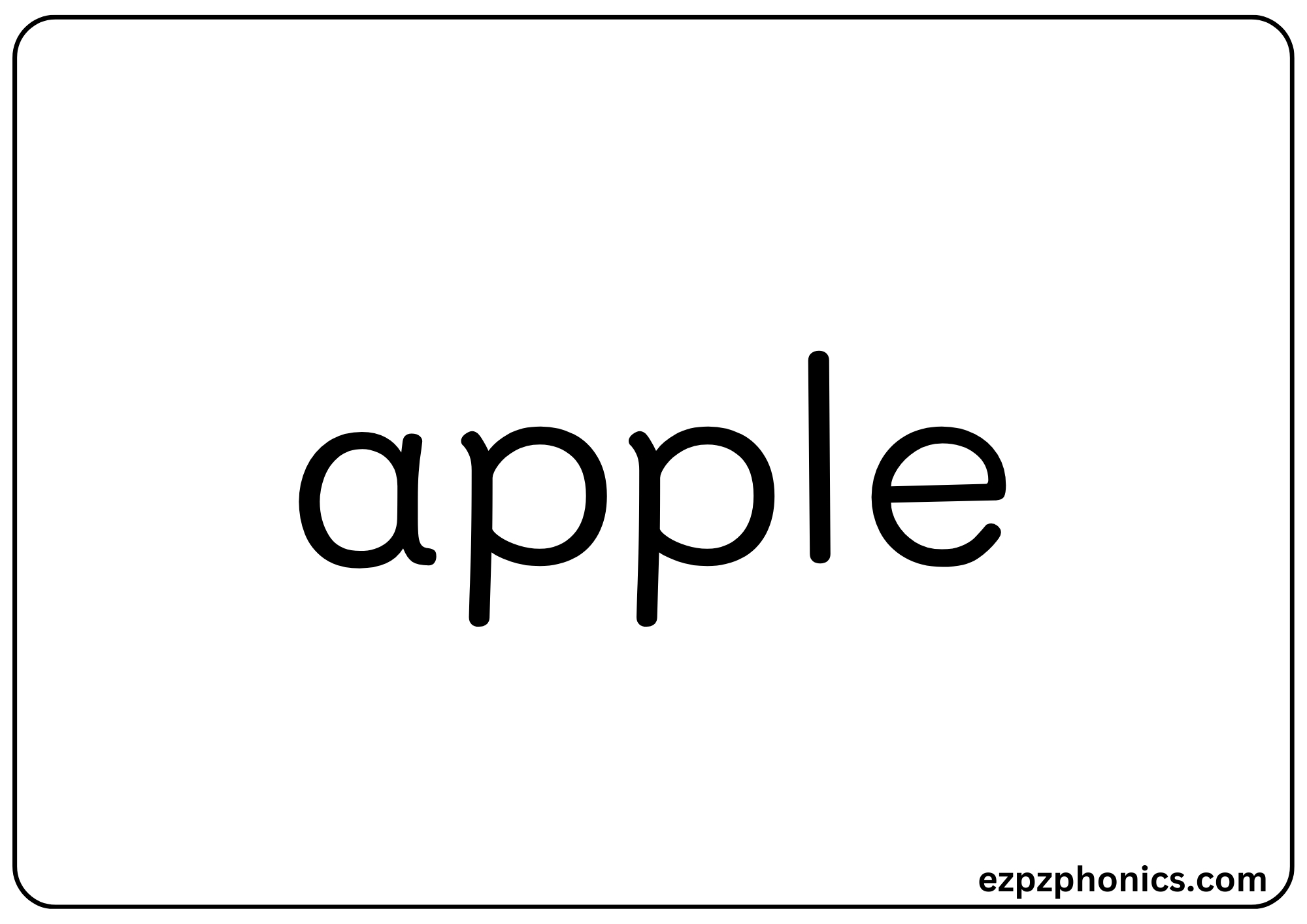 A to Z ABC Phonics Fun For Kids. Complete set of flashcards with words ...