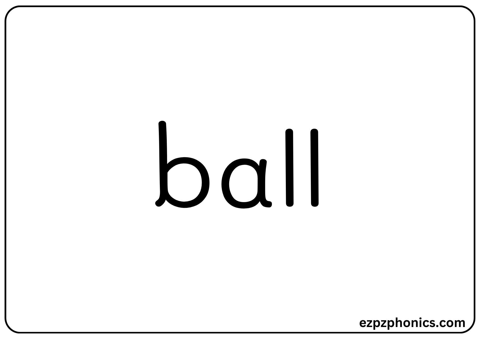 A to Z ABC Phonics Fun For Kids. Complete set of flashcards with words ...