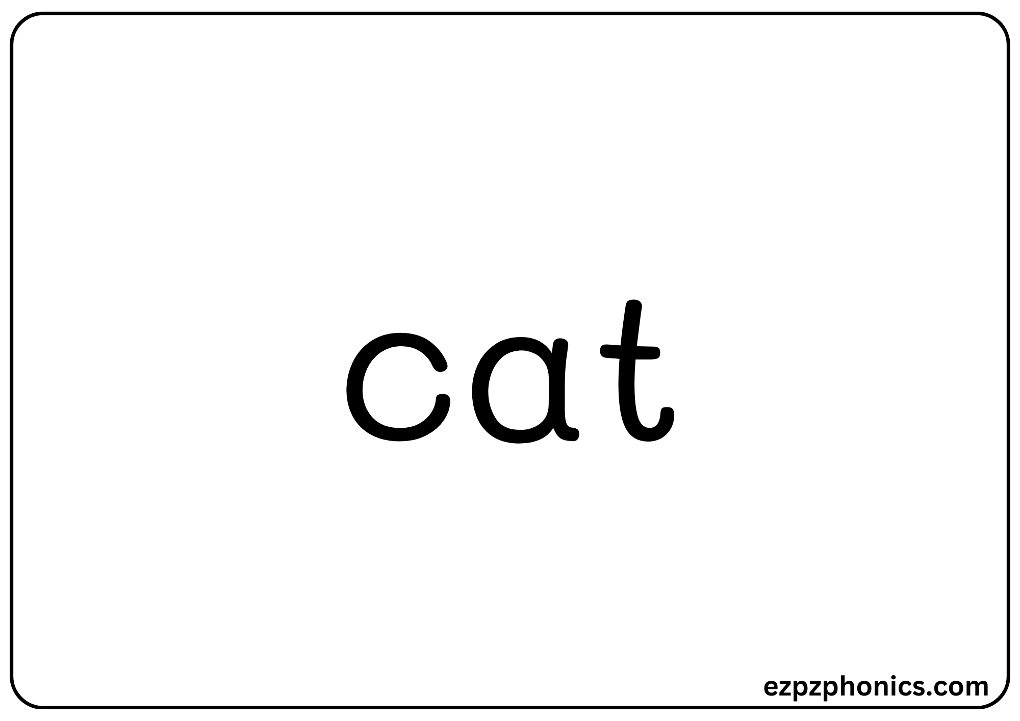 A to Z ABC Phonics Fun For Kids. Complete set of flashcards with words ...