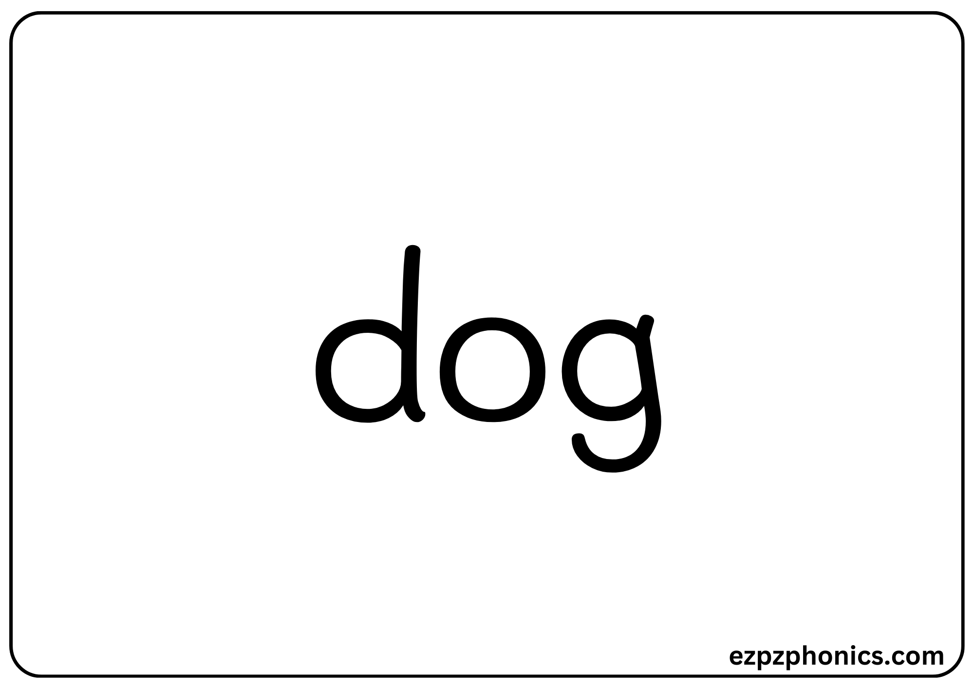 A to Z ABC Phonics Fun For Kids. Complete set of flashcards with words ...