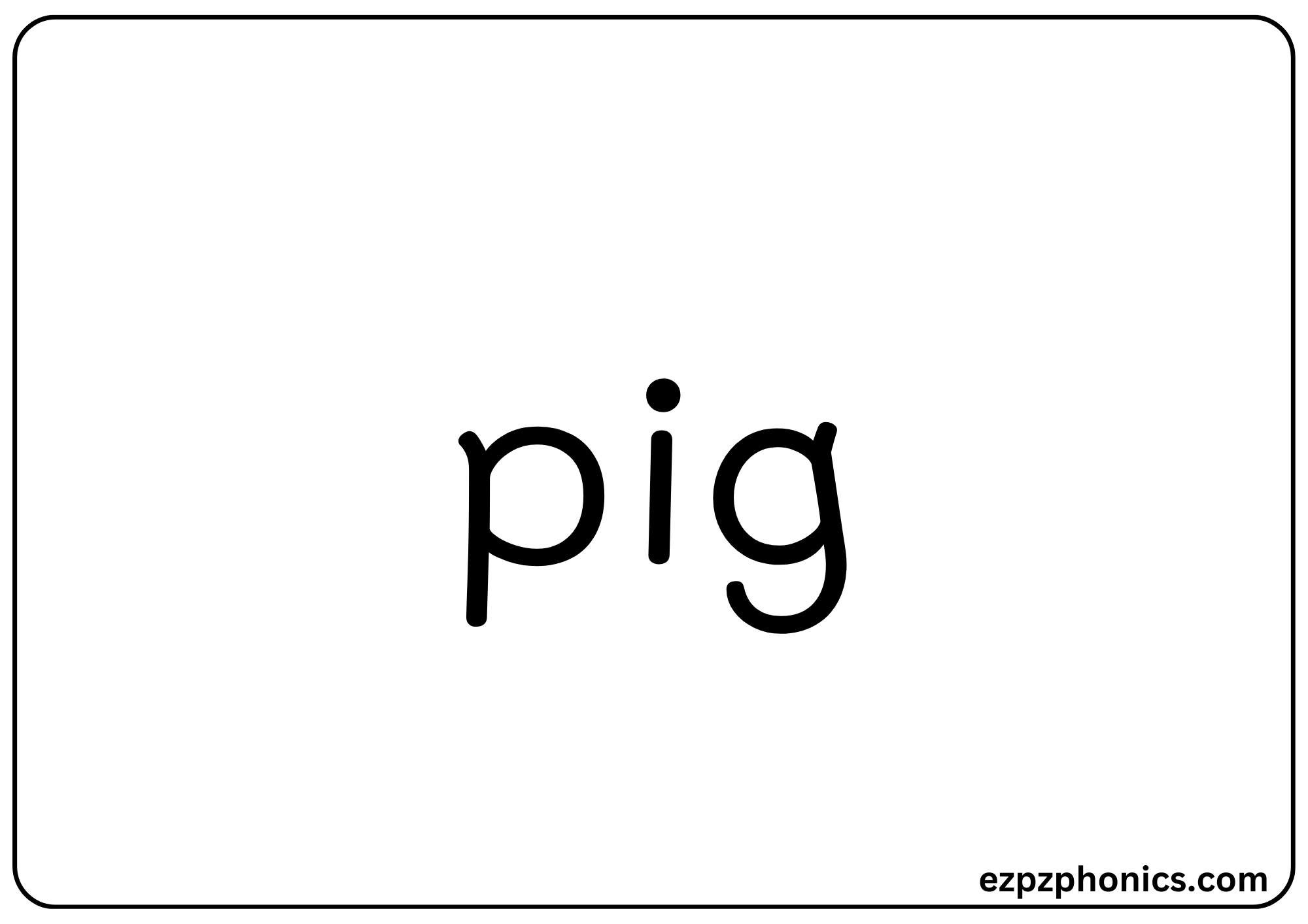 A to Z ABC Phonics Fun For Kids. Complete set of flashcards with words ...