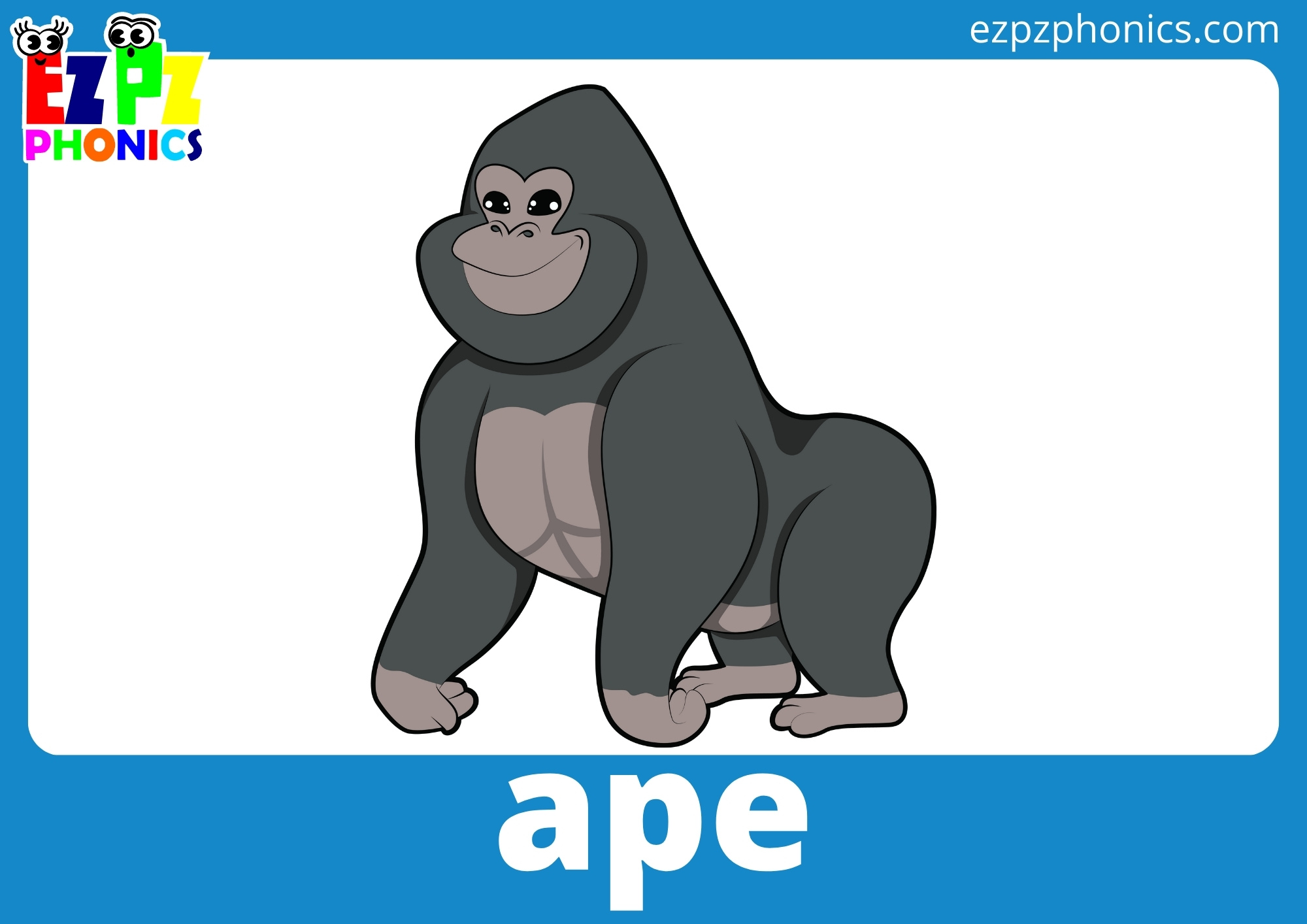 A Beginning Sound Flashcards - ezpzphonics.com