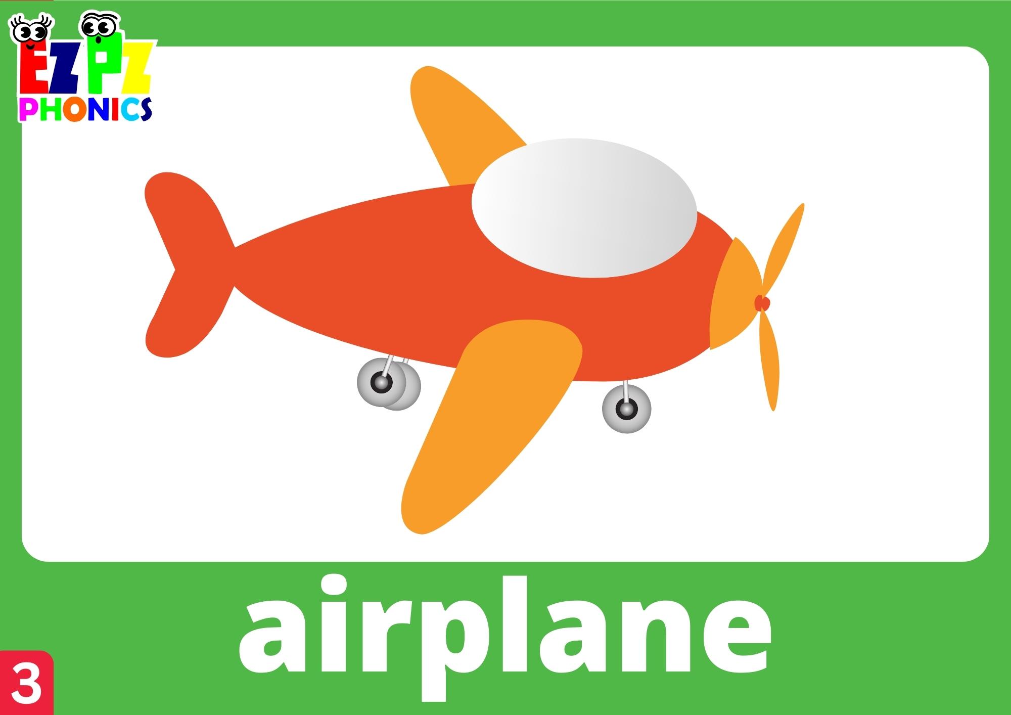 Letter Aa Words Phonics Flashcards with Images and Words Free Printable ...