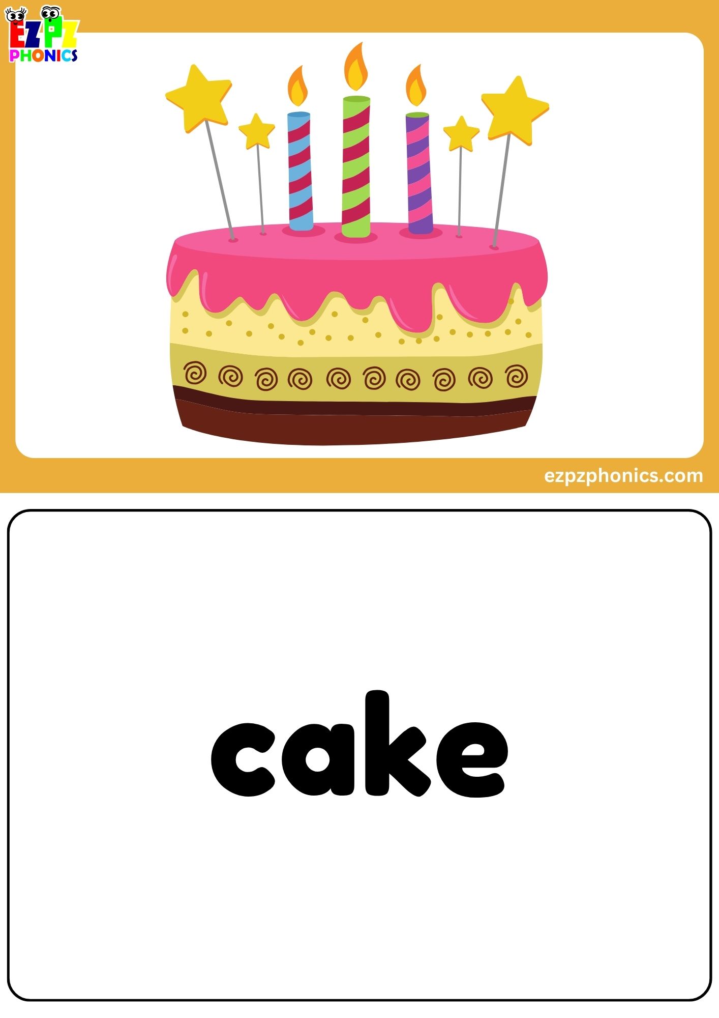 Letter C Free Kindergarten Phonics Alphabet Letter Sounds Flashcards ...