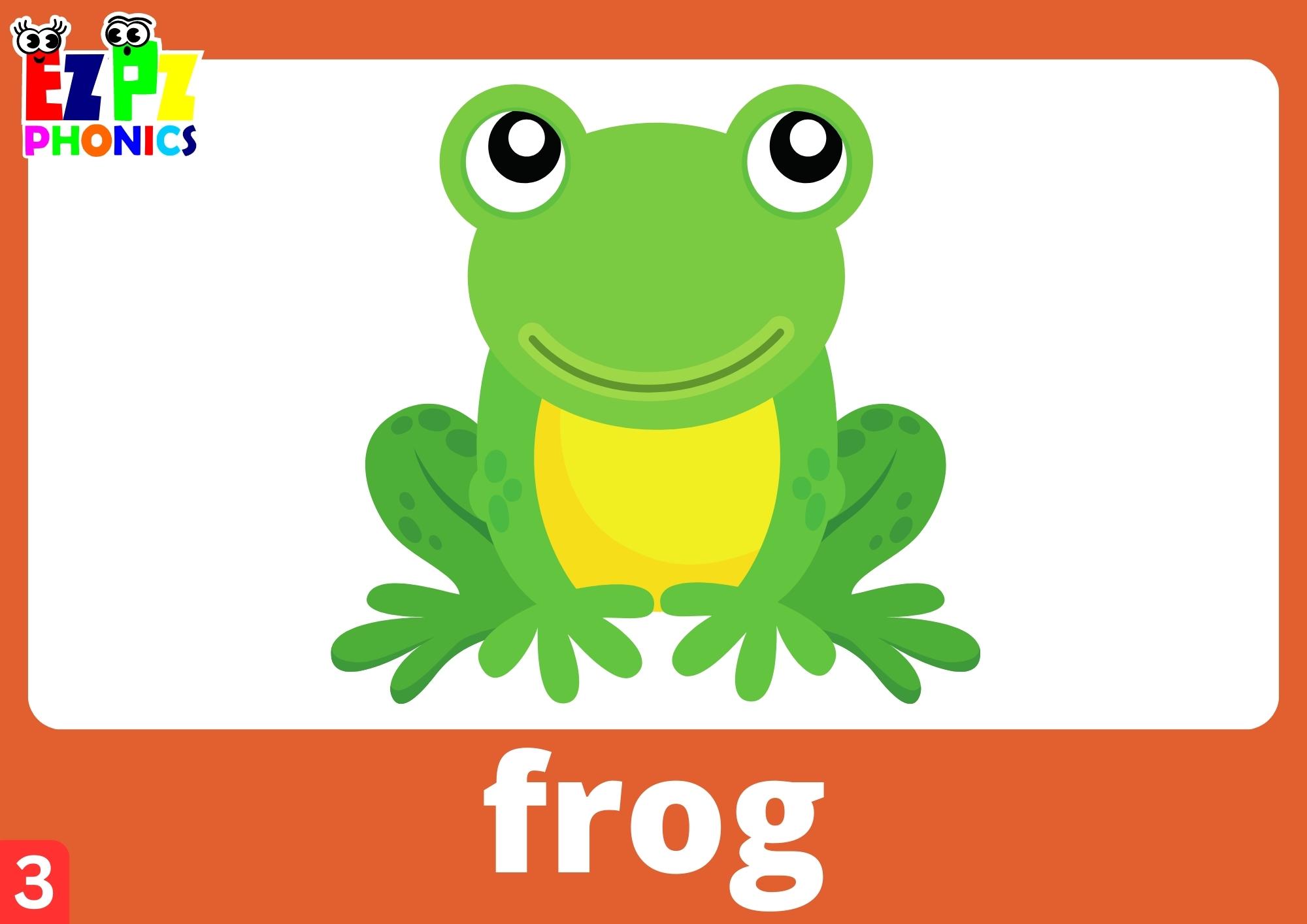 Letter Ff Words Phonics Flashcards with Images and Words Free Printable ...