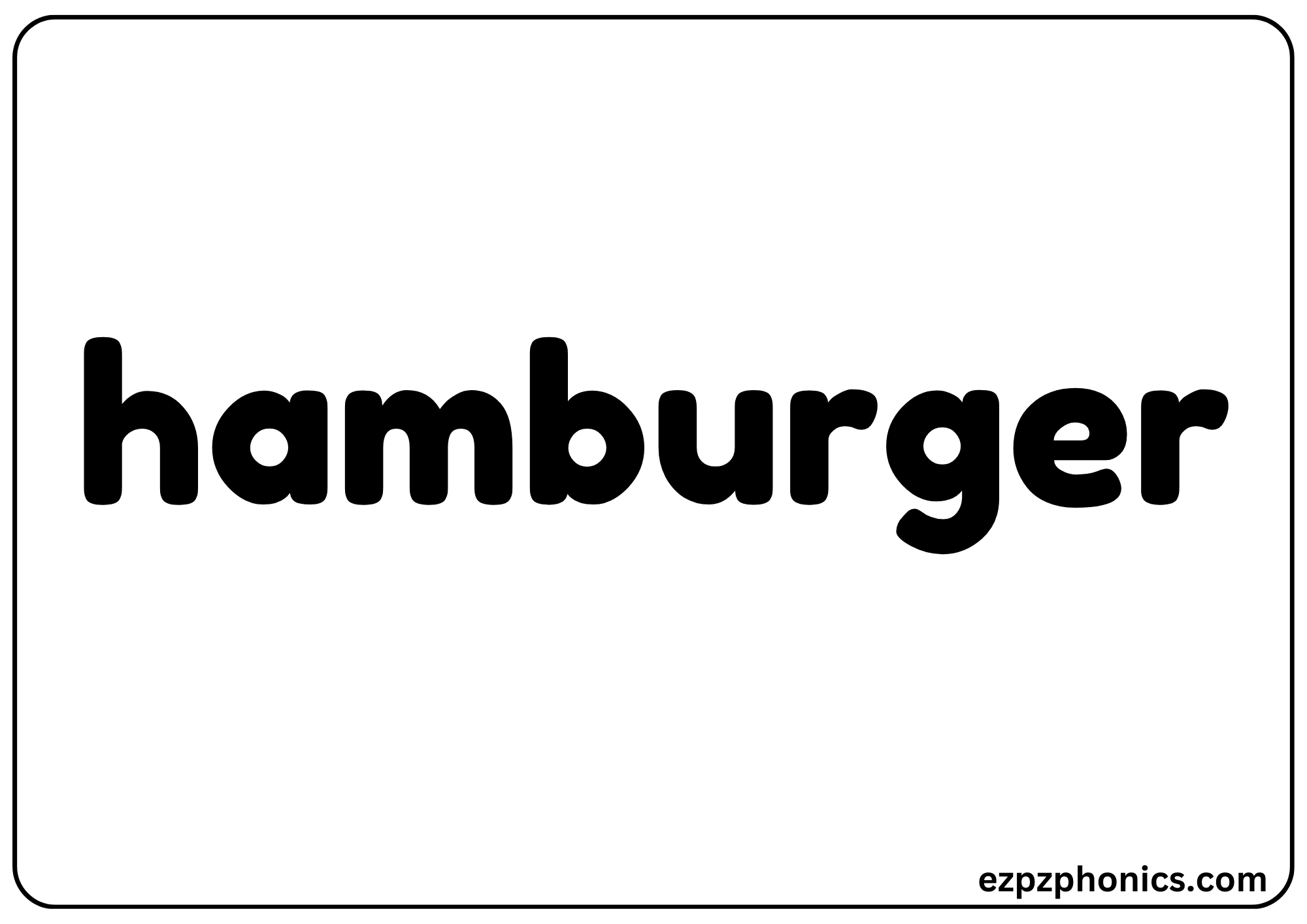 Letter H Free Kindergarten Phonics Alphabet Letter Sounds Flashcards ...