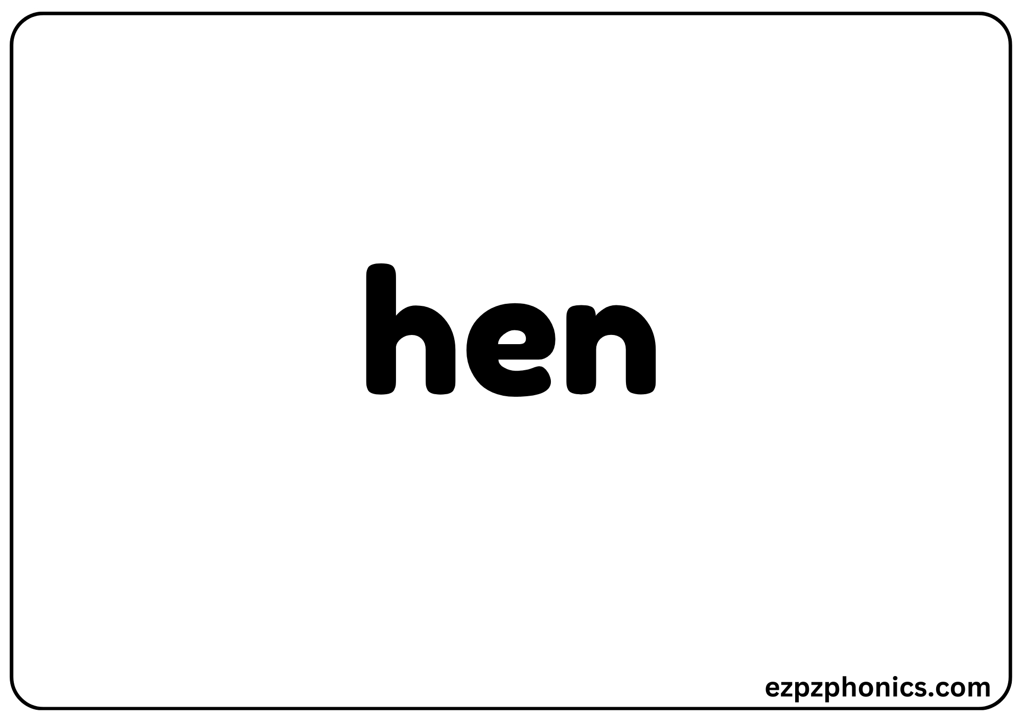 Letter H Free Kindergarten Phonics Alphabet Letter Sounds Flashcards ...