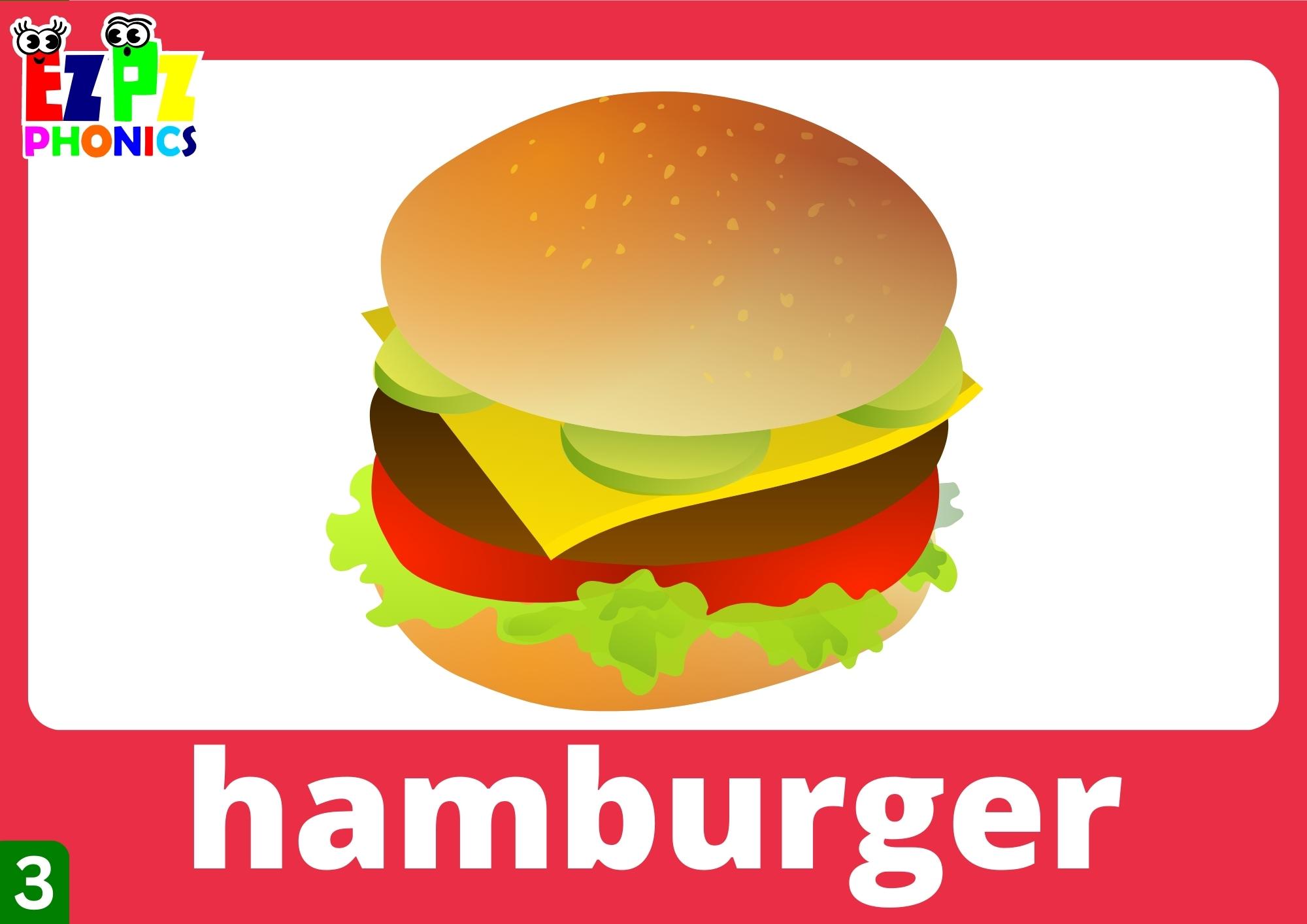 Letter Hh Words Phonics Flashcards with Images and Words Free Printable ...