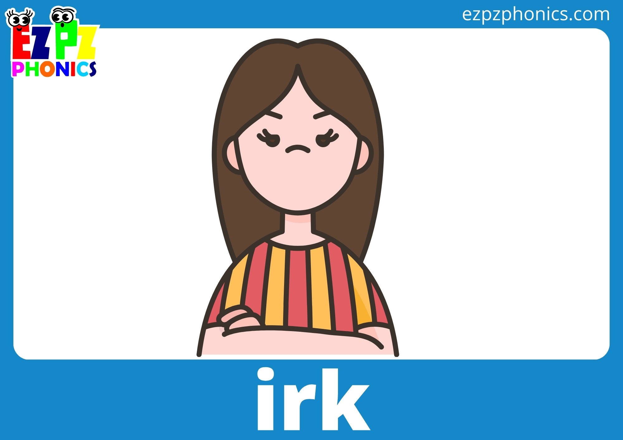 I Beginning Sounds Full Page Flashcards with Words Phonics Letter ...