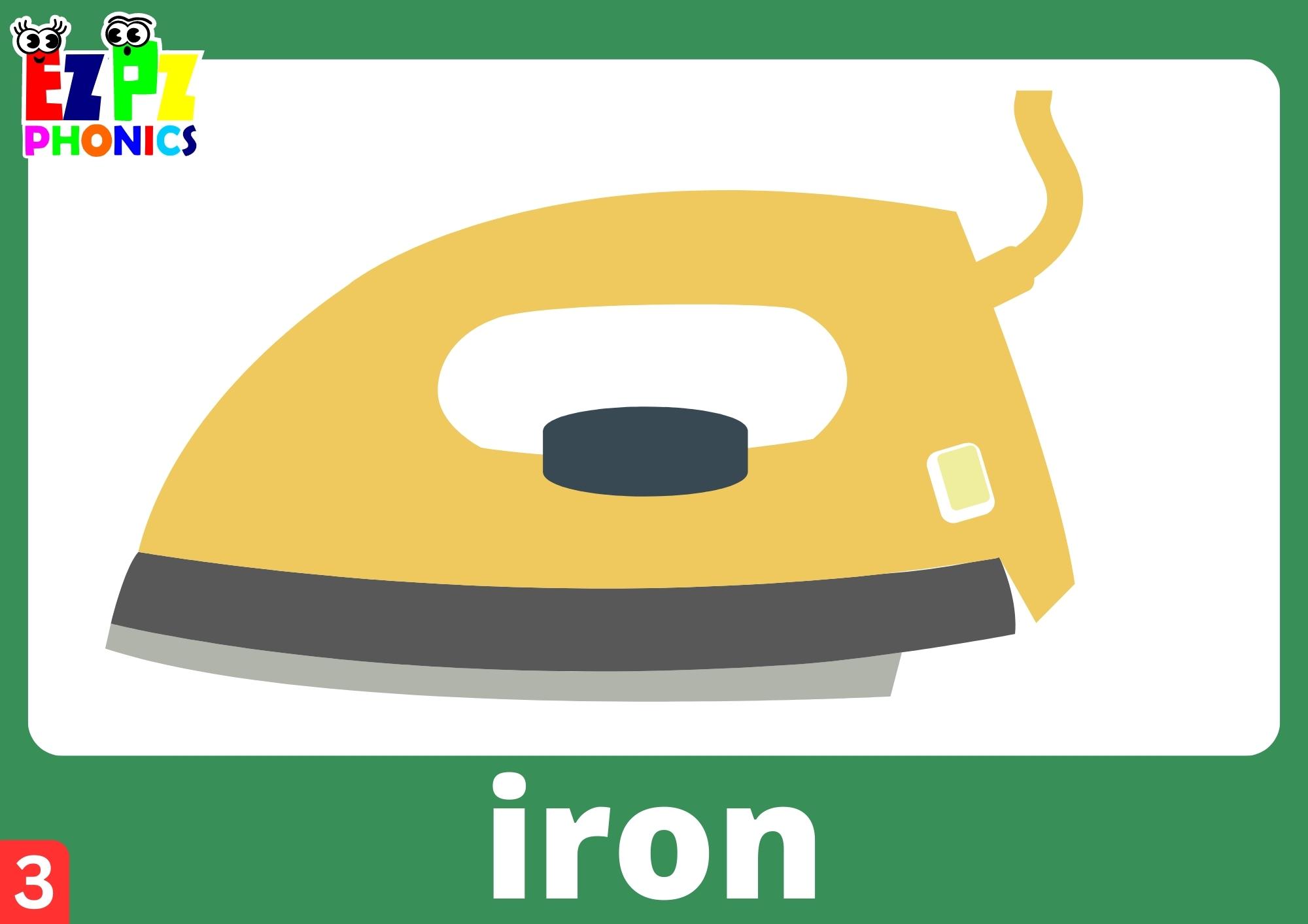 Letter Ii Words Phonics Flashcards with Images and Words Free Printable ...