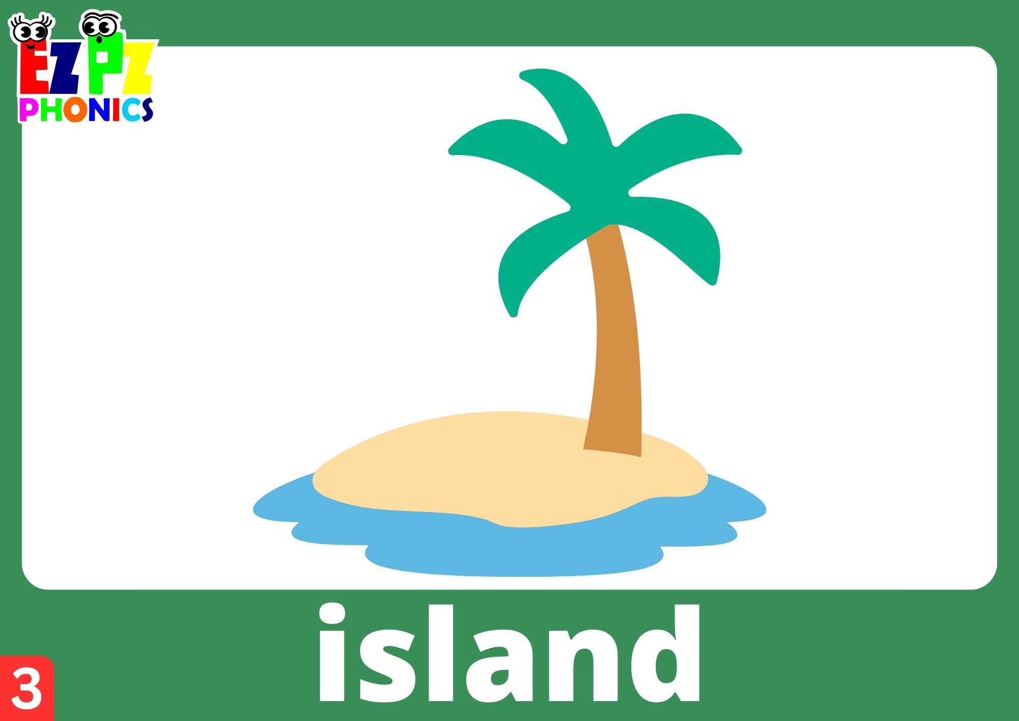 Letter Ii Words Phonics Flashcards with Images and Words Free Printable ...