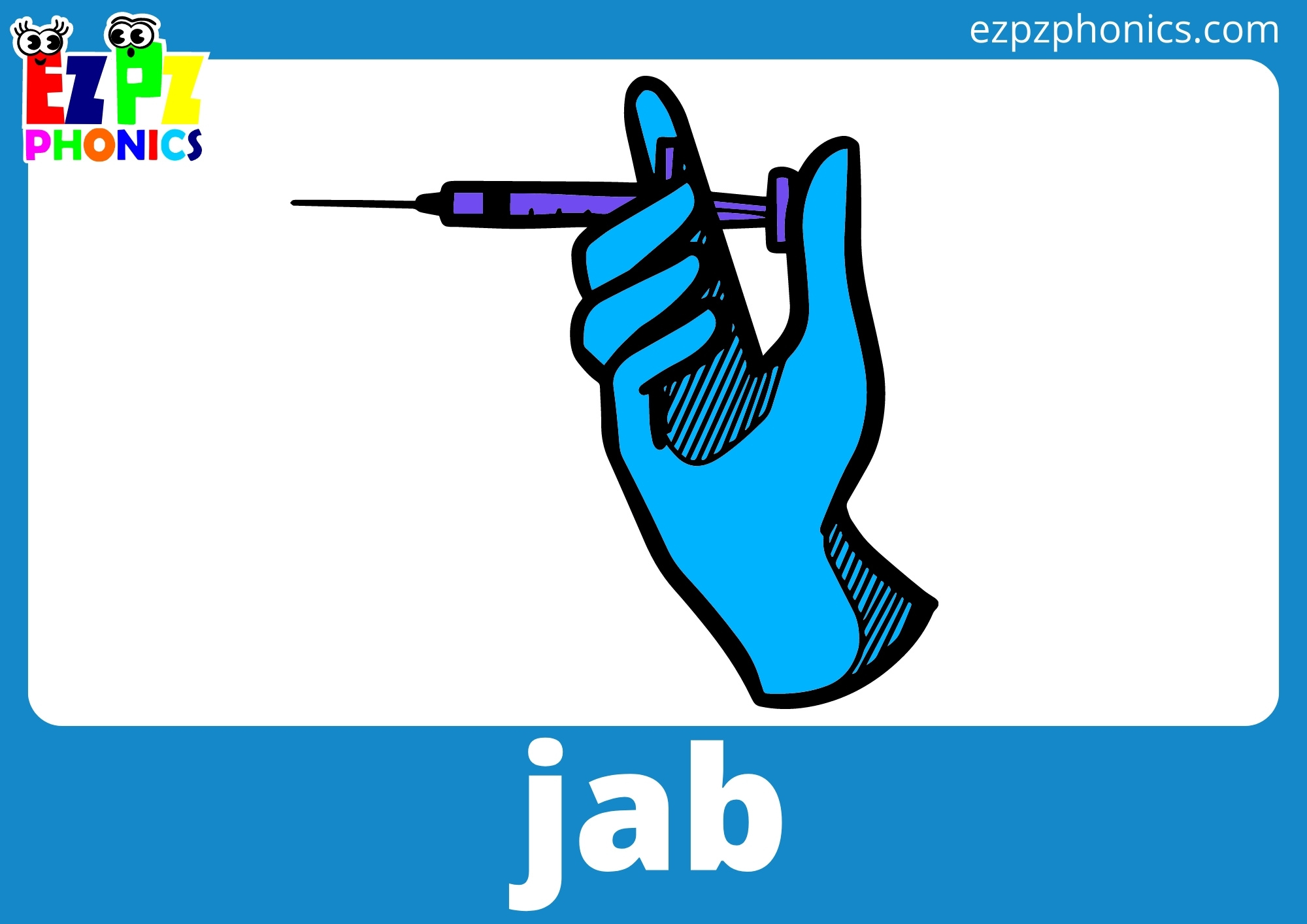 J Beginning Sound Flashcard - ezpzphonics.com