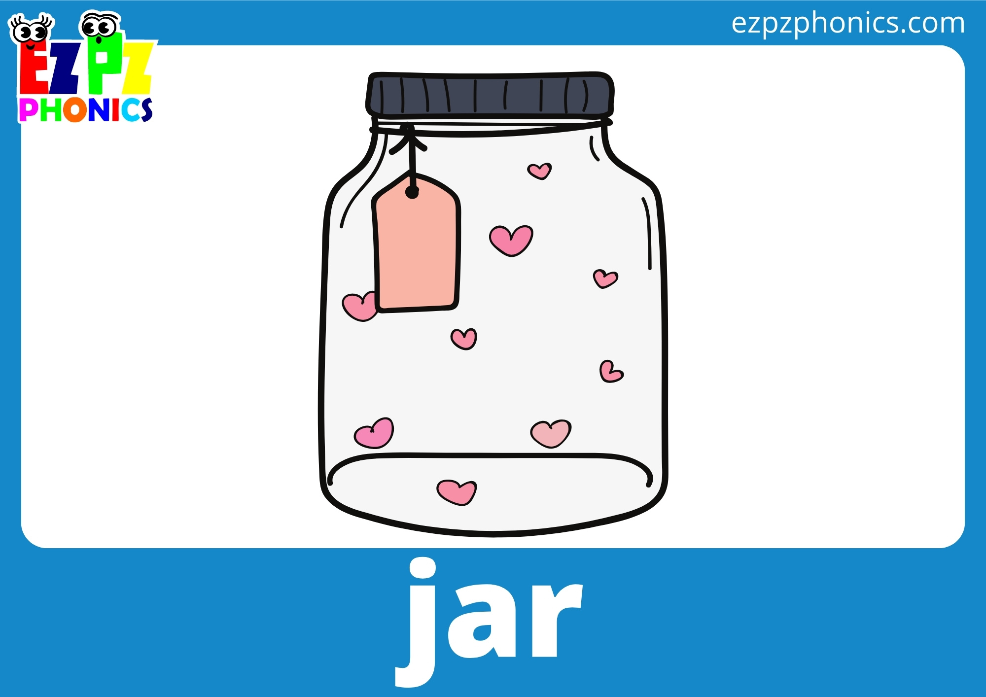 J Beginning Sound Flashcard - ezpzphonics.com