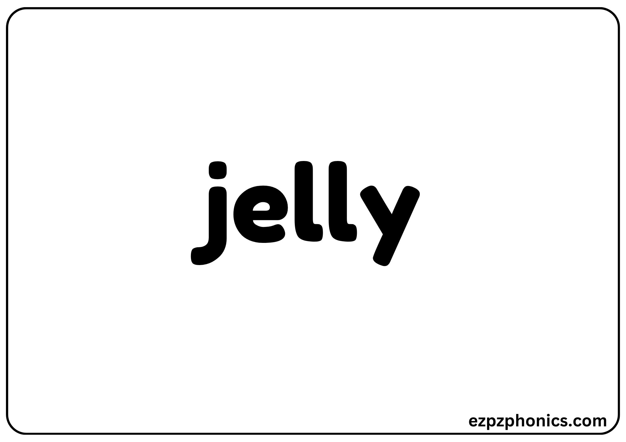 Letter J Free Kindergarten Phonics Alphabet Letter Sounds Flashcards ...