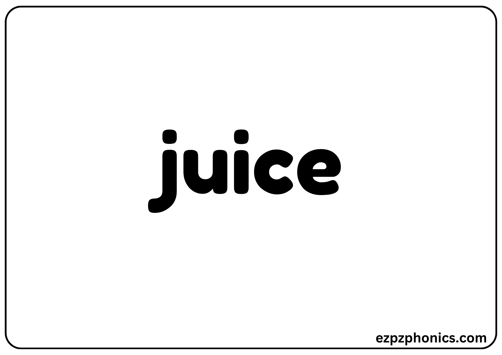 Letter J Free Kindergarten Phonics Alphabet Letter Sounds Flashcards ...