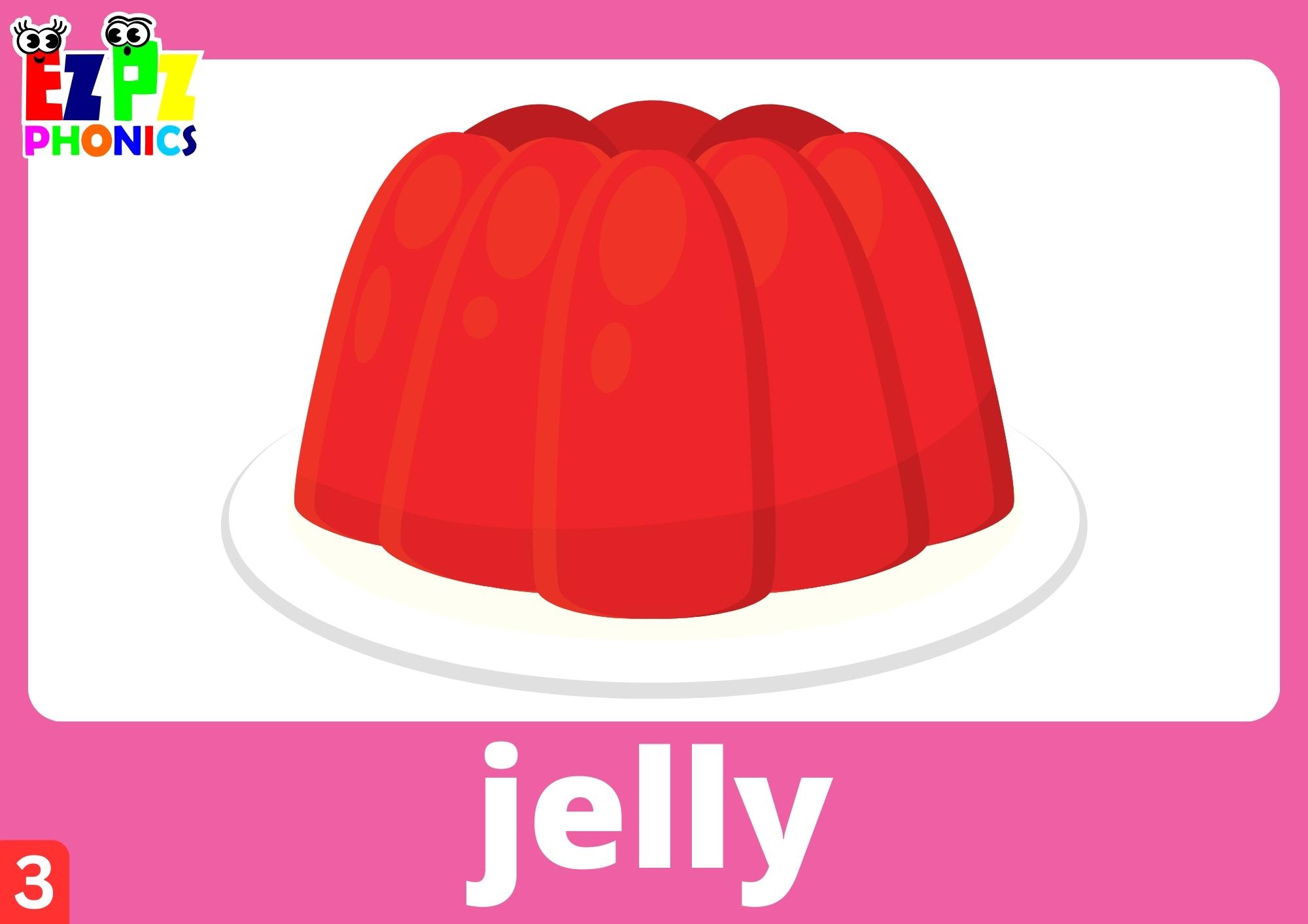 Letter Jj Words Phonics Flashcards with Images and Words Free Printable ...