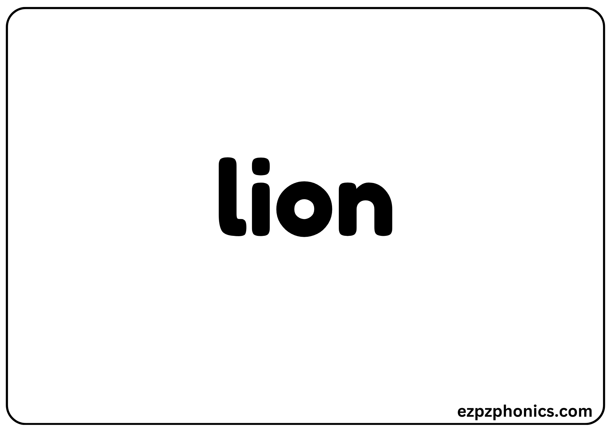 Letter L Free Kindergarten Phonics Alphabet Letter Sounds Flashcards ...