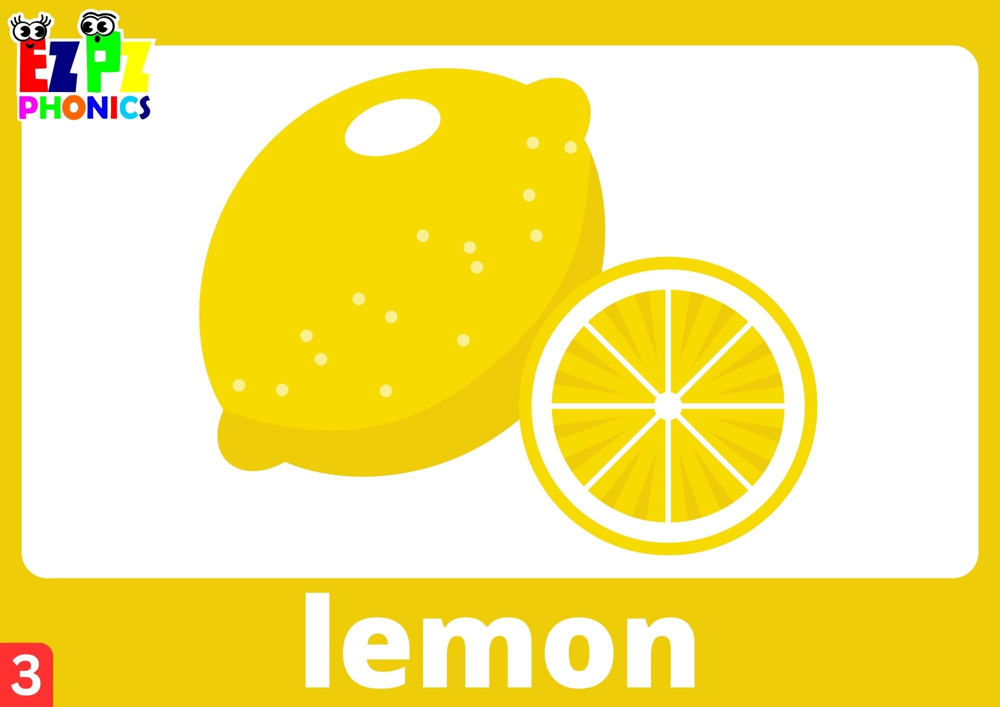 Letter L Words Phonics Flashcards with Images and Words Free Printable ...