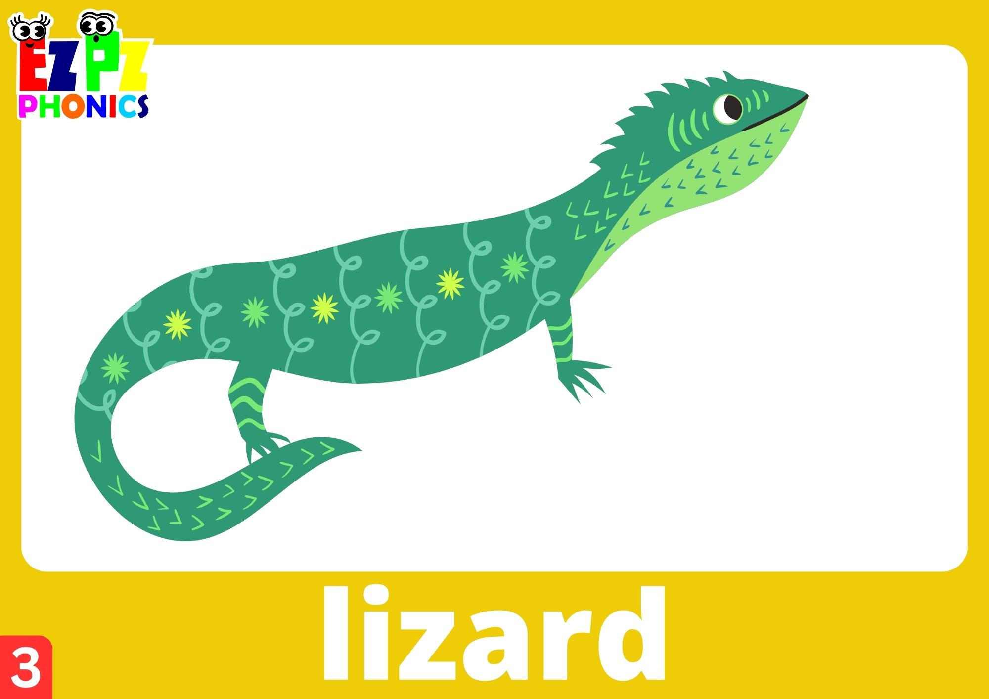 Letter L Words Phonics Flashcards with Images and Words Free Printable ...