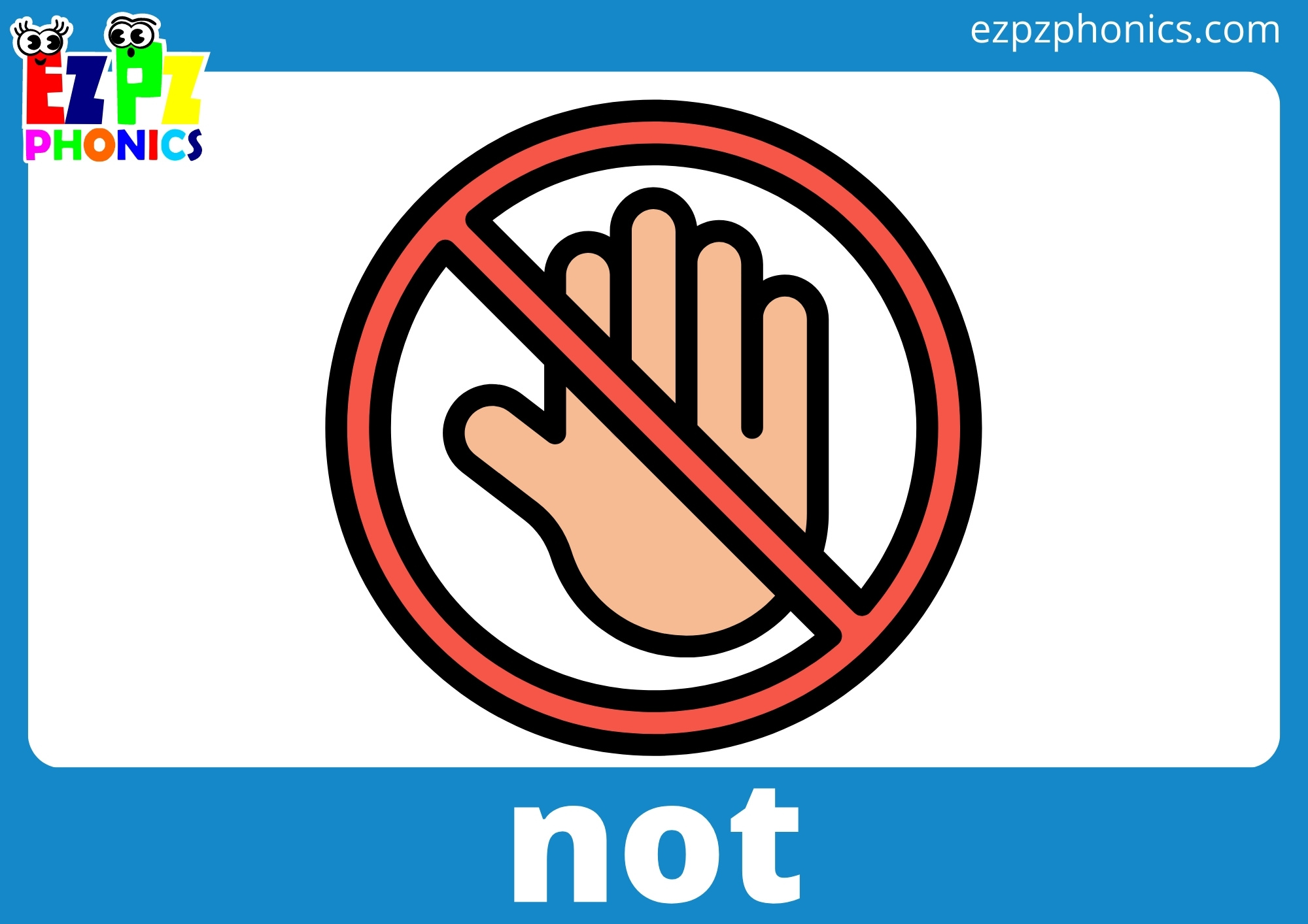 N Beginning Sounds Full Page Flashcards with Words Phonics Alphabet ...