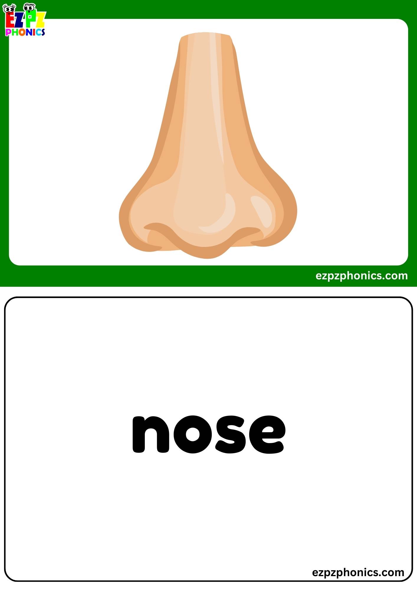 Letter N Free Kindergarten Phonics Alphabet Letter Sounds Flashcards ...