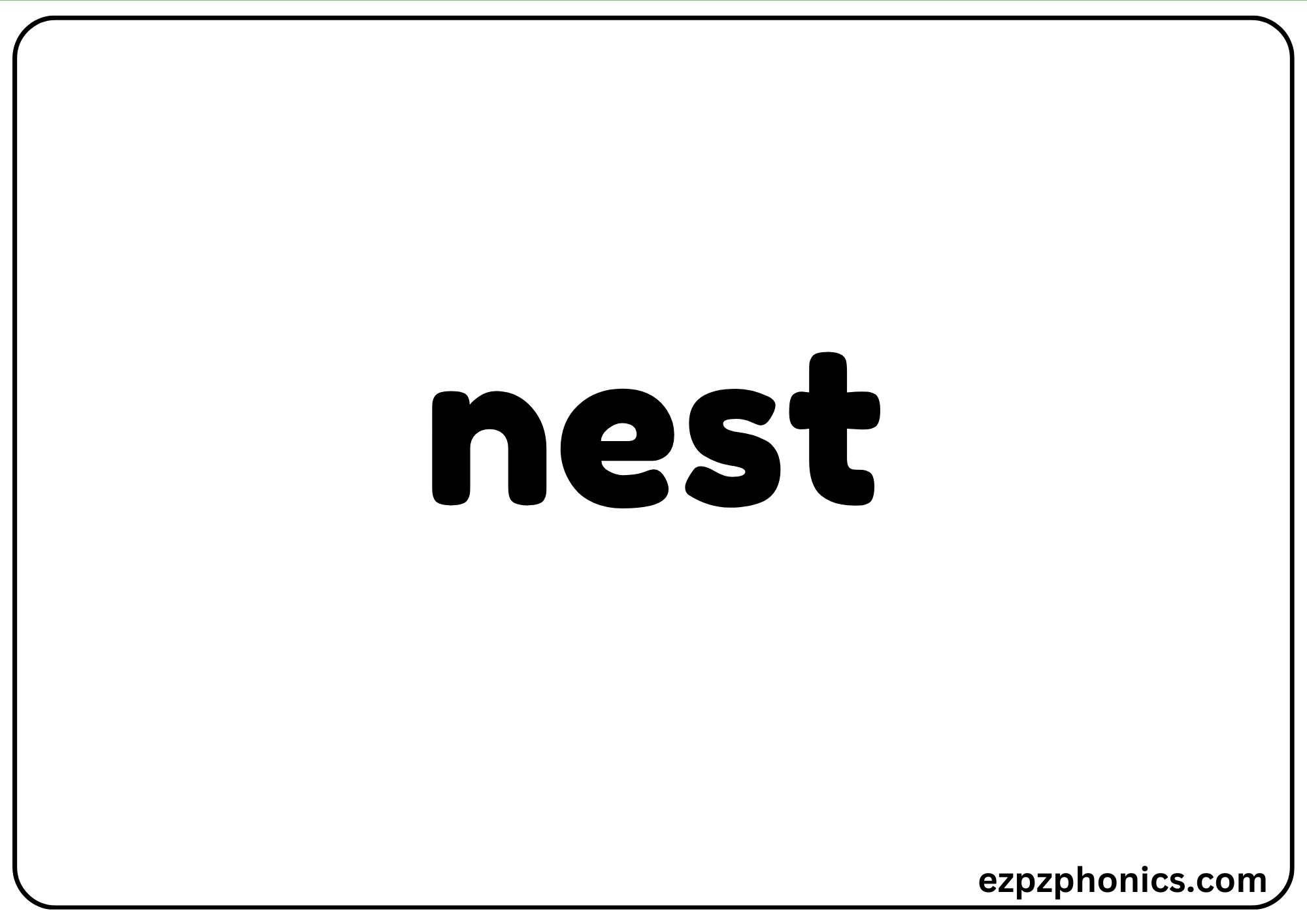 Letter N Free Kindergarten Phonics Alphabet Letter Sounds Flashcards ...