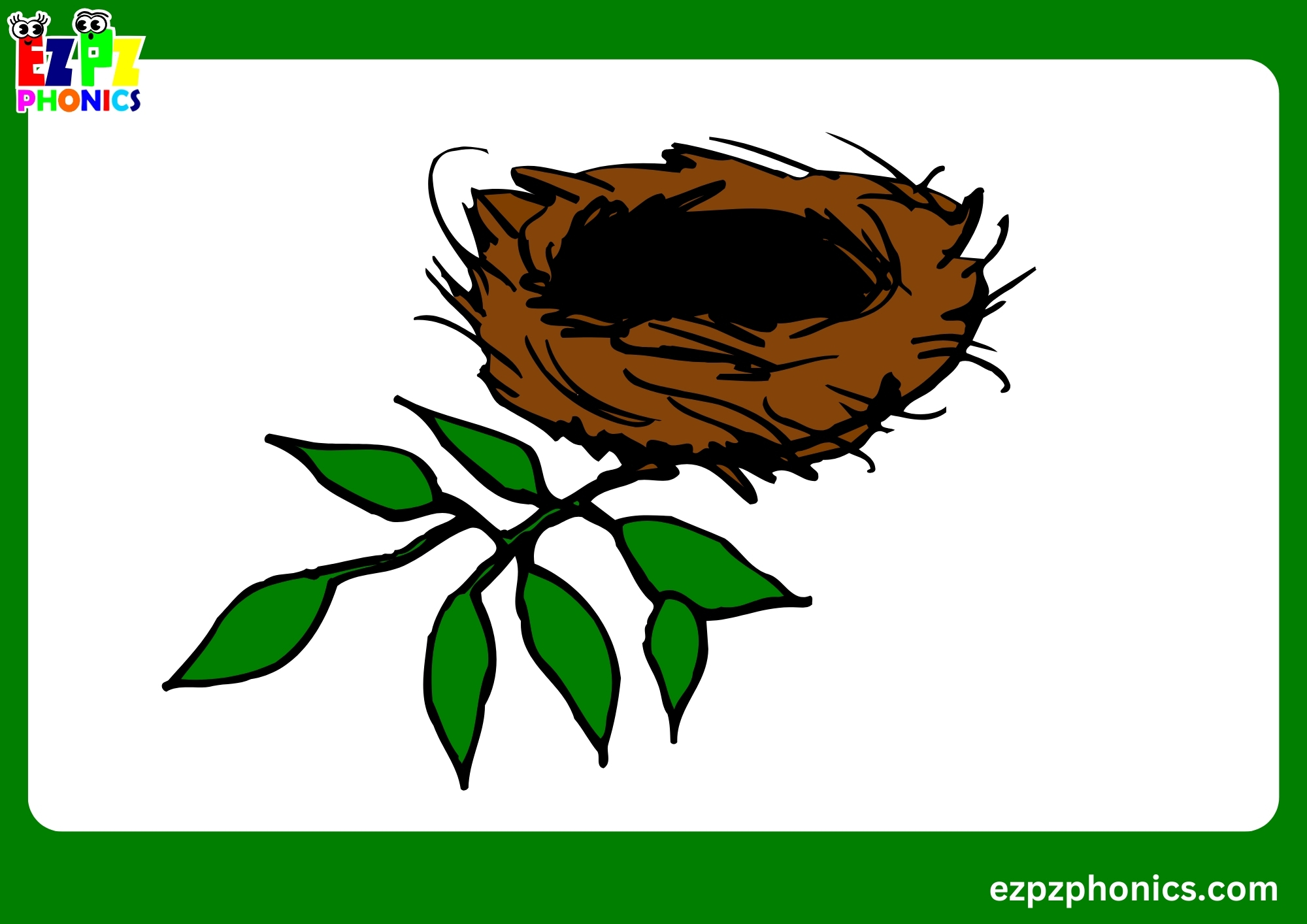 Letter N Free Kindergarten Phonics Alphabet Letter Sounds Flashcards ...