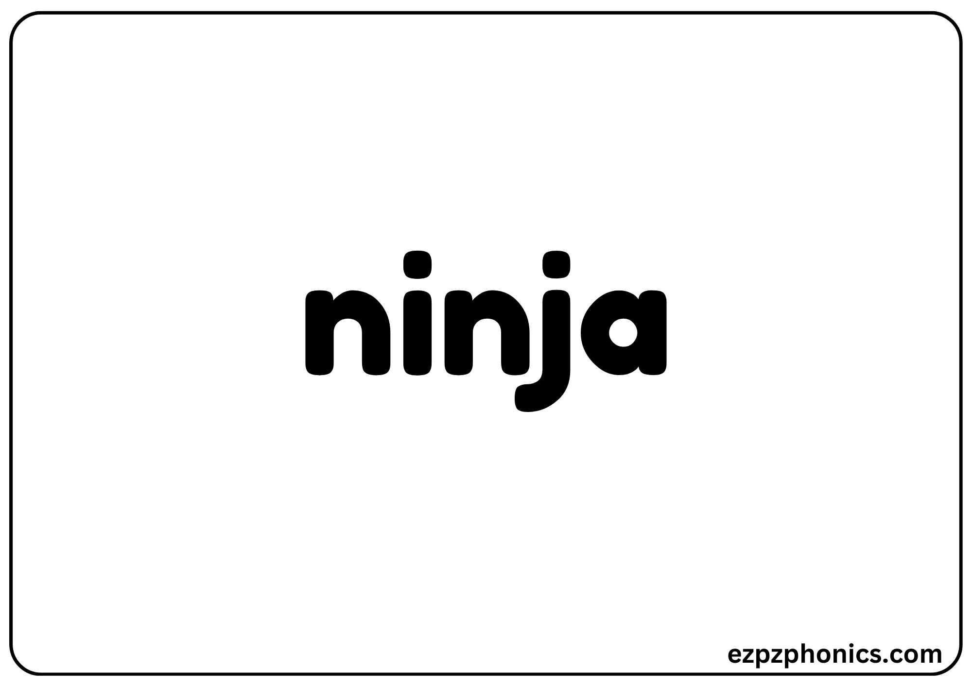 Letter N Free Kindergarten Phonics Alphabet Letter Sounds Flashcards ...