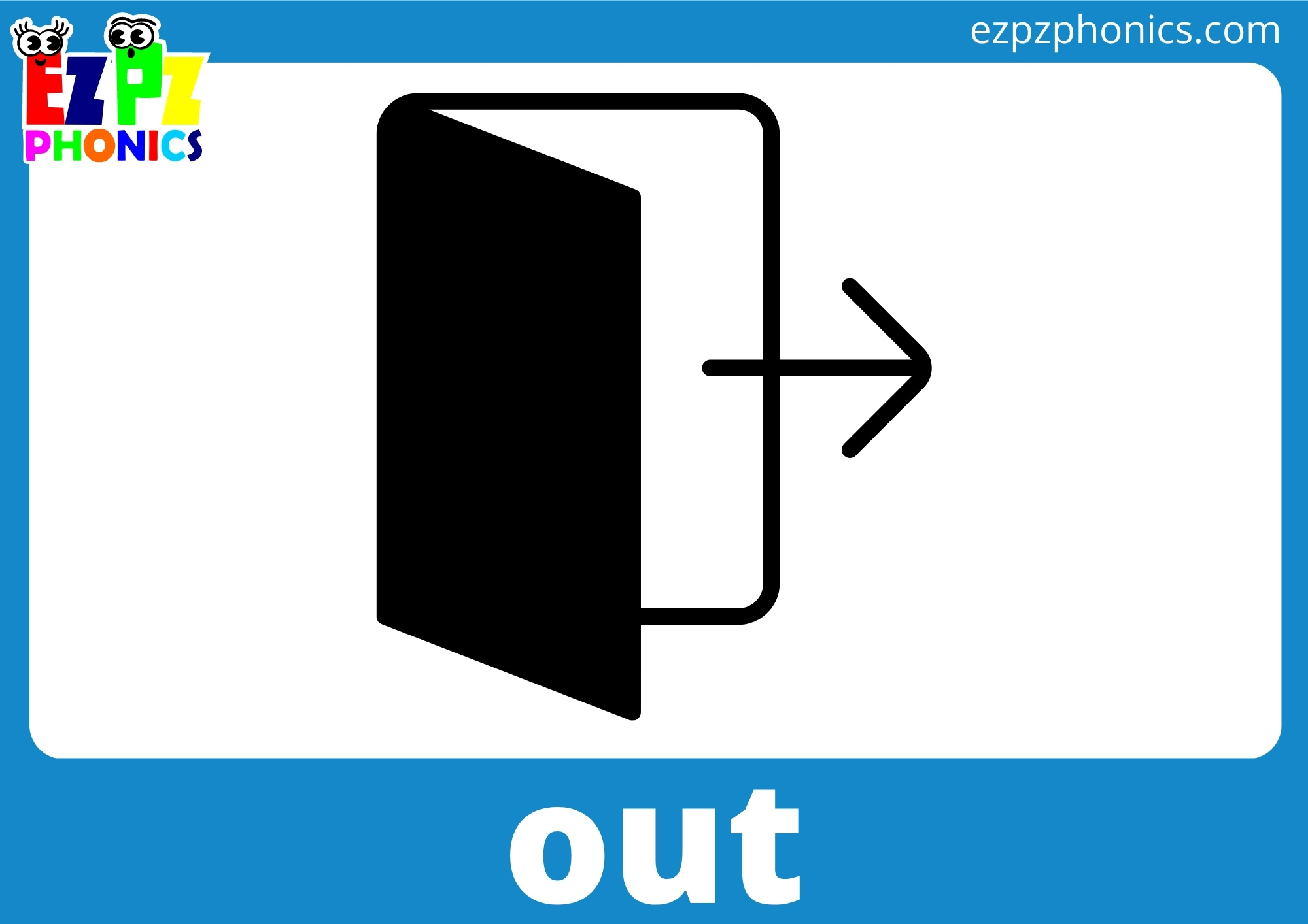 O Beginning Sounds Full Page Flashcards with Words Phonics Alphabet ...