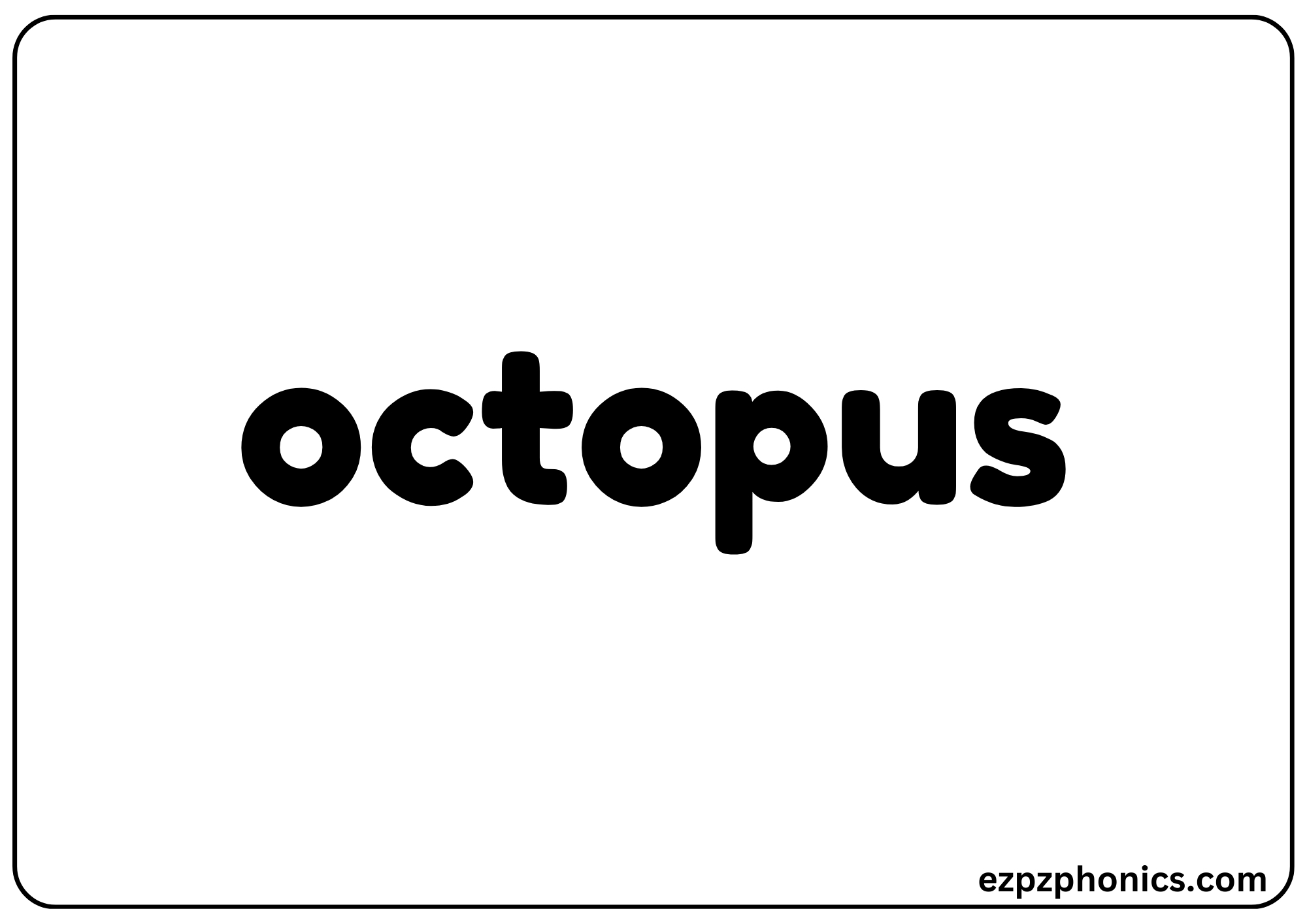 Letter O Free Kindergarten Phonics Alphabet Letter Sounds Flashcards ...