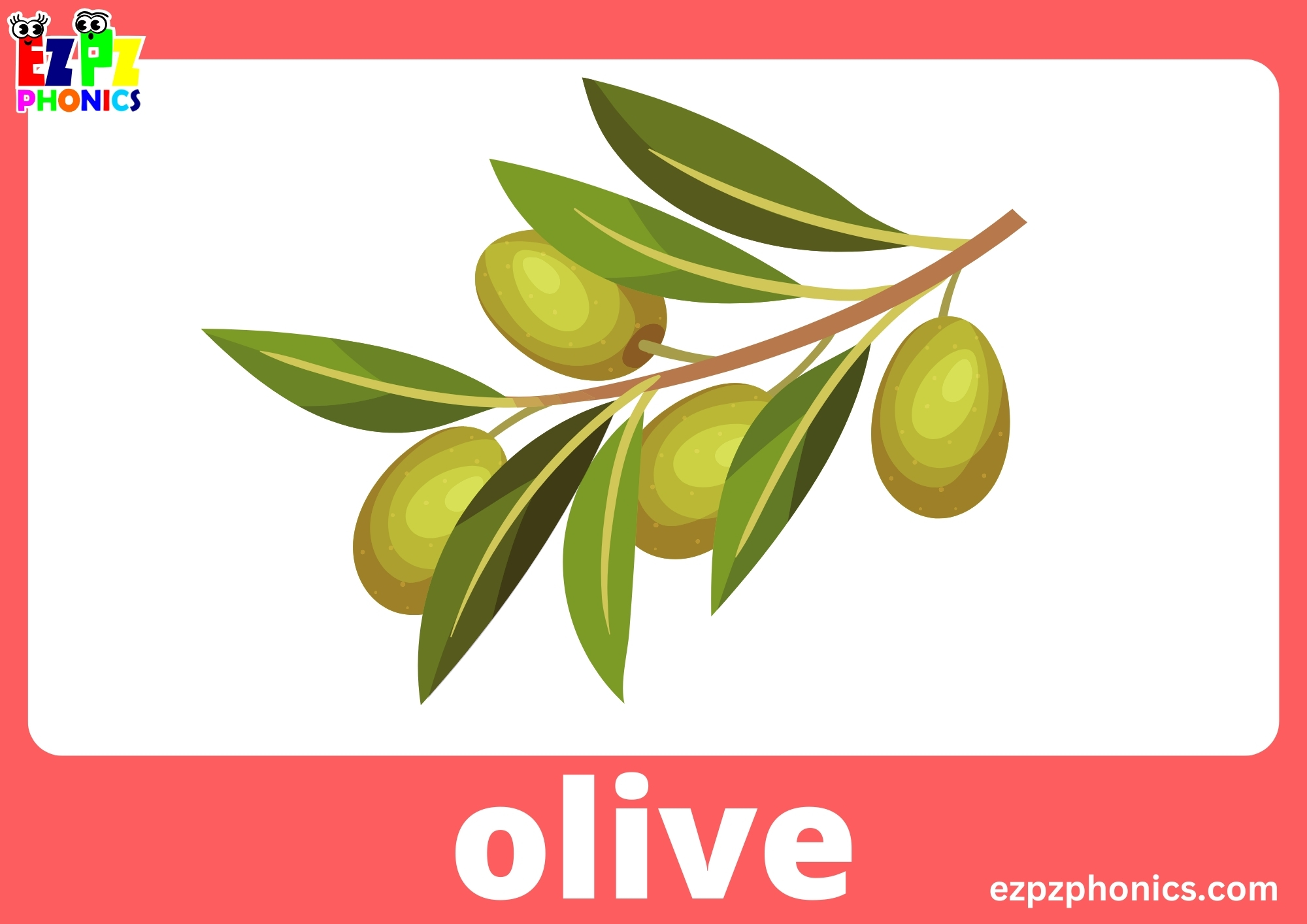 Letter O Free Kindergarten Phonics Alphabet Letter Sounds Flashcards ...