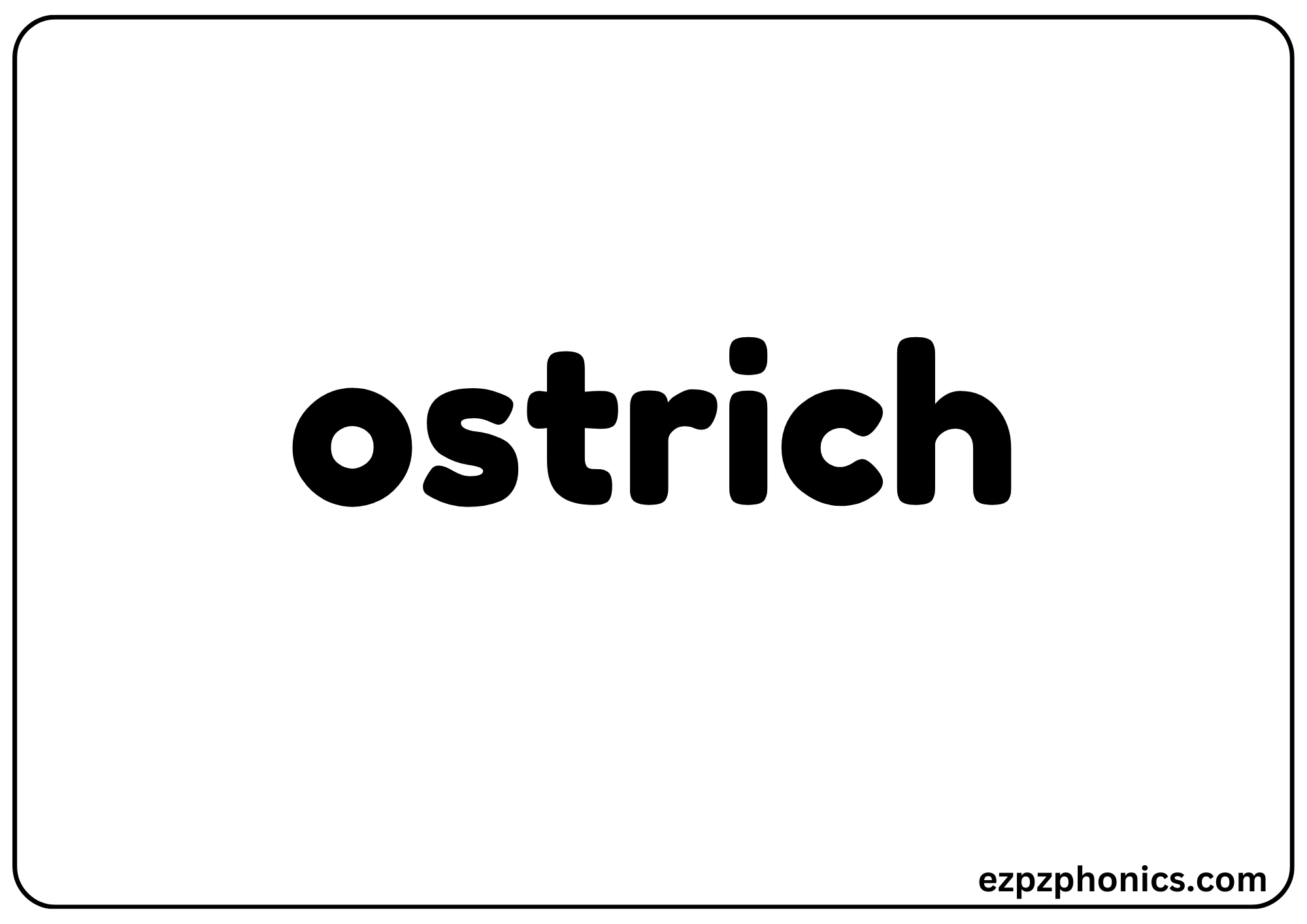 Letter O Free Kindergarten Phonics Alphabet Letter Sounds Flashcards ...