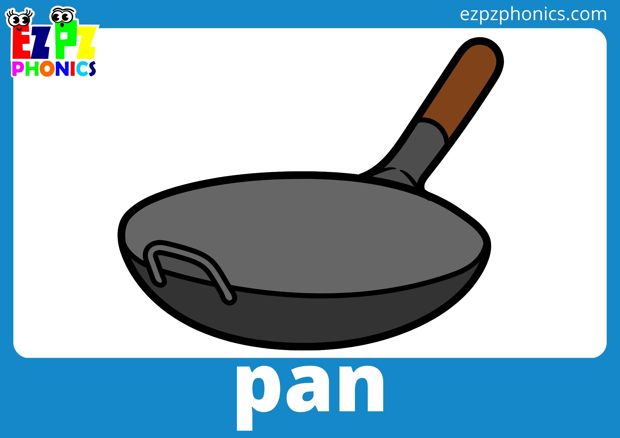 P Beginning Sounds Full Page Flashcards with Words Phonics Alphabet ...