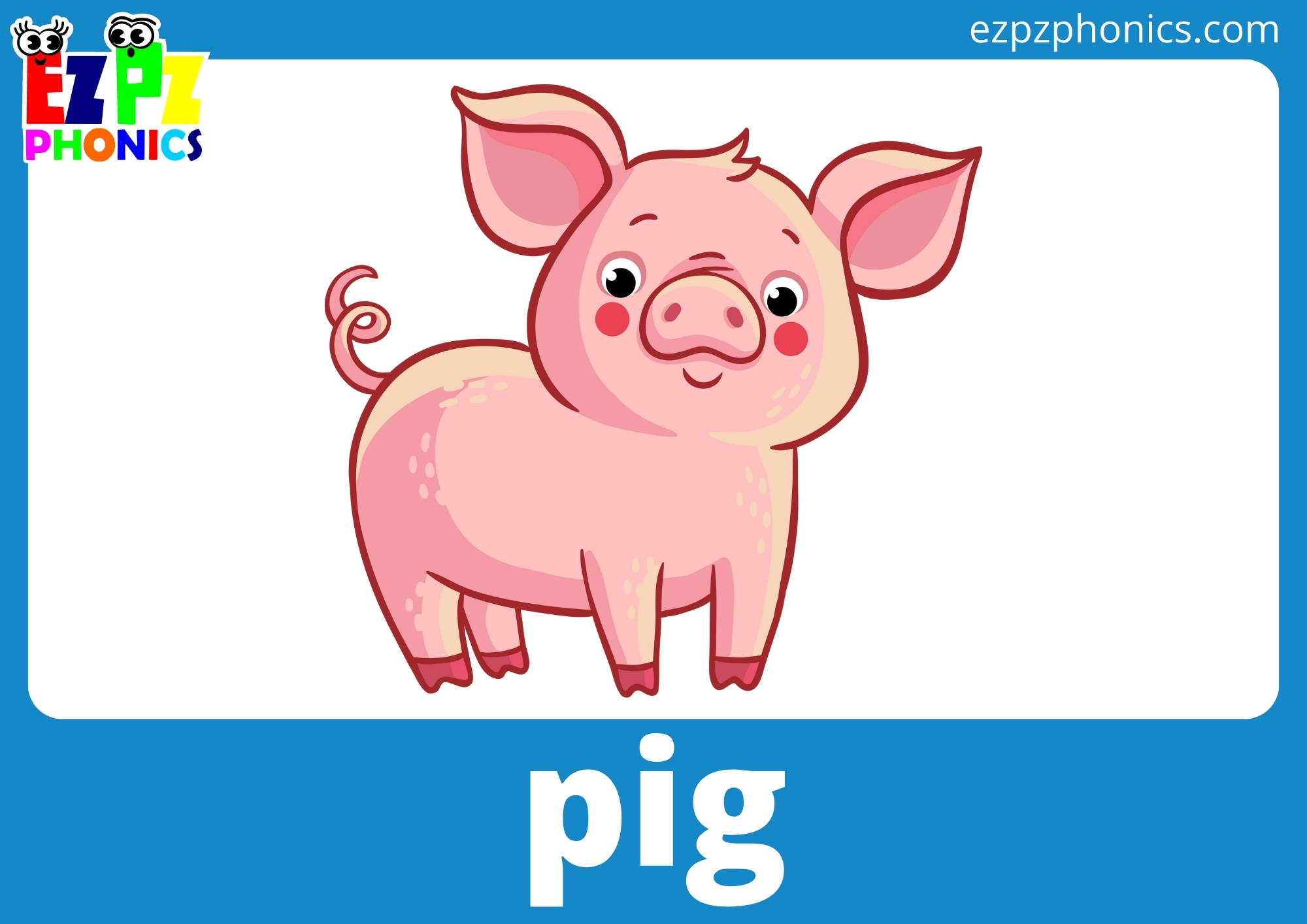P Beginning Sound Flashcards - ezpzphonics.com