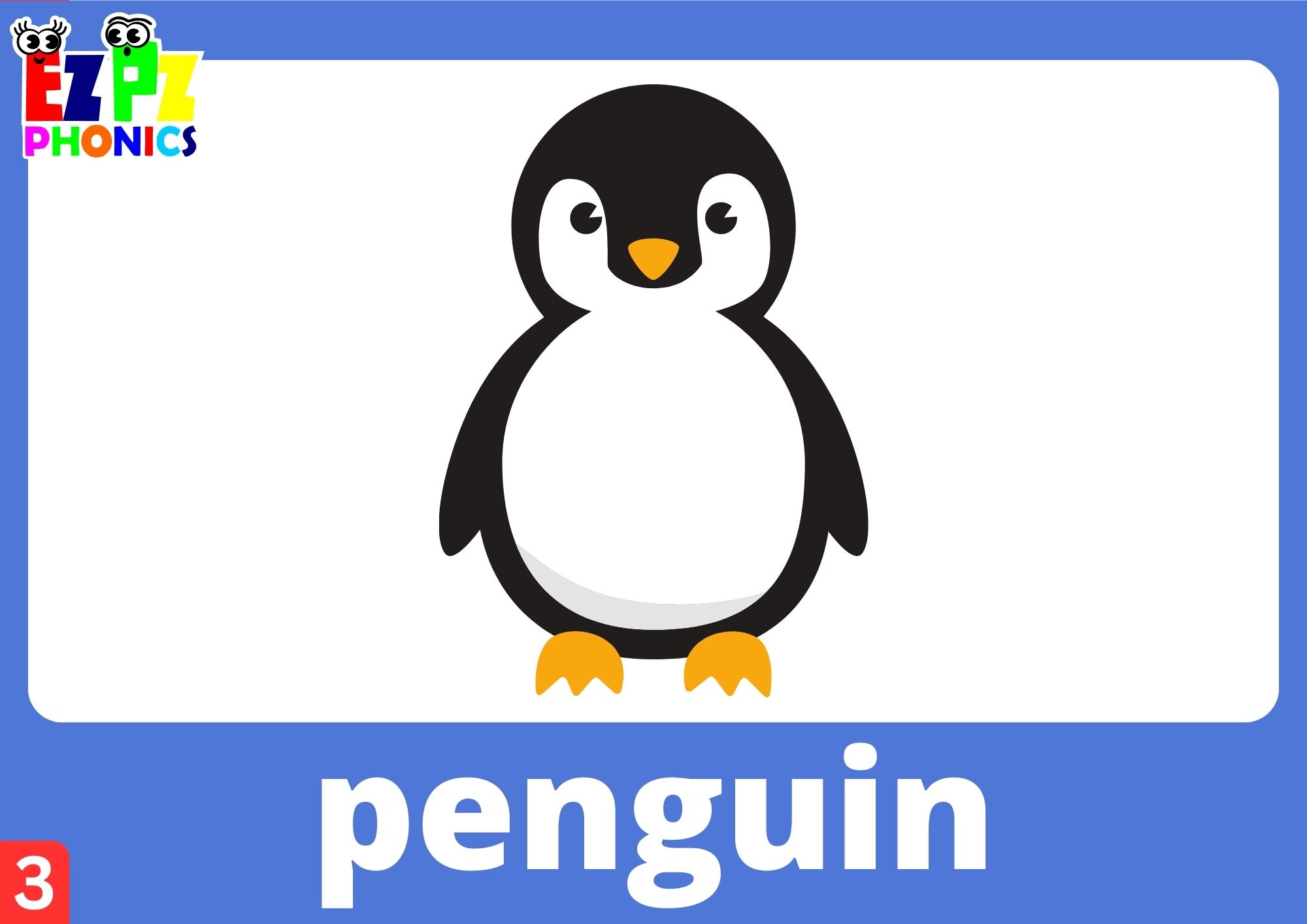 Letter P Words Phonics Flashcards with Images and Words Free Printable ...