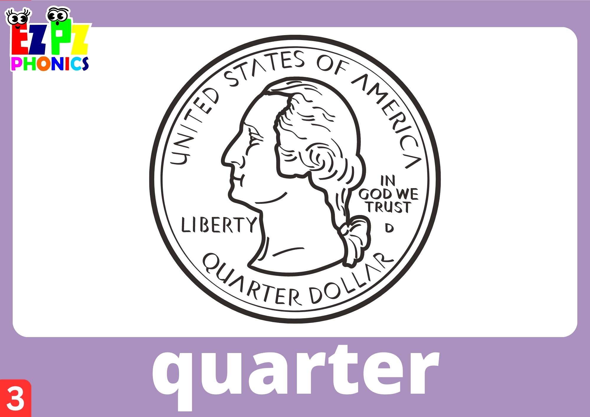 Letter Q Words Phonics Flashcards with Images and Words Free Printable ...