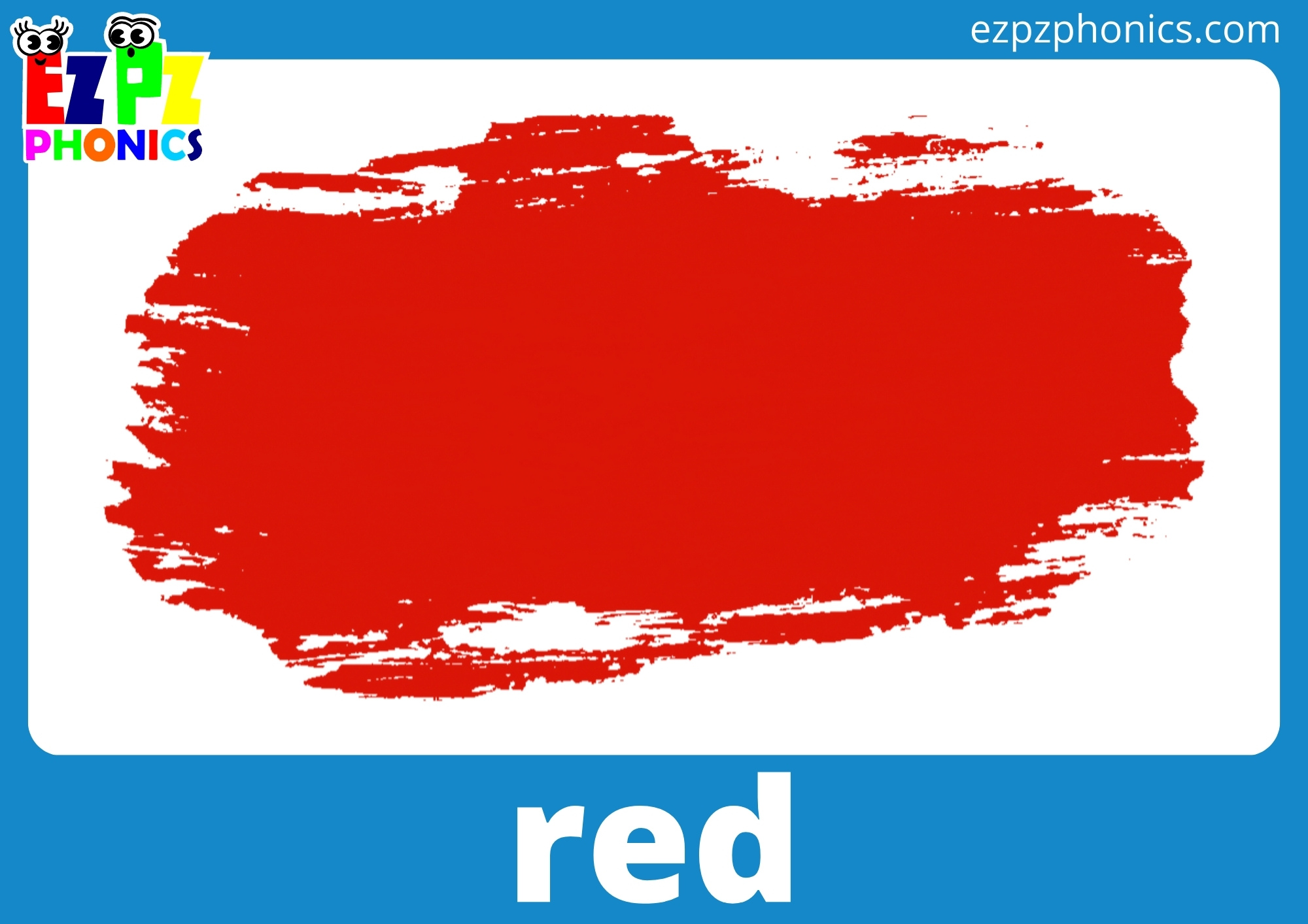 R Beginning Sounds Full Page Flashcards with Words Phonics Alphabet ...