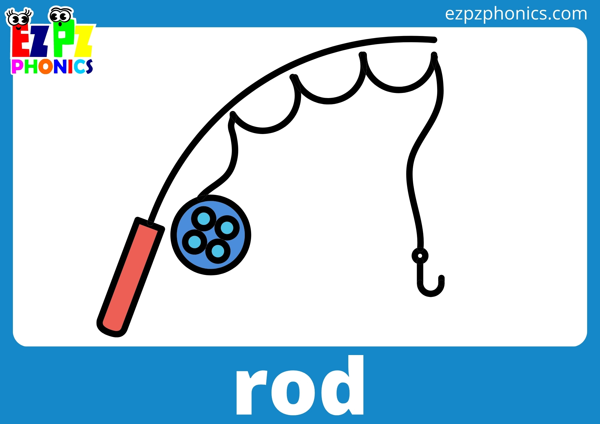 R Beginning Sounds Full Page Flashcards with Words Phonics Alphabet ...