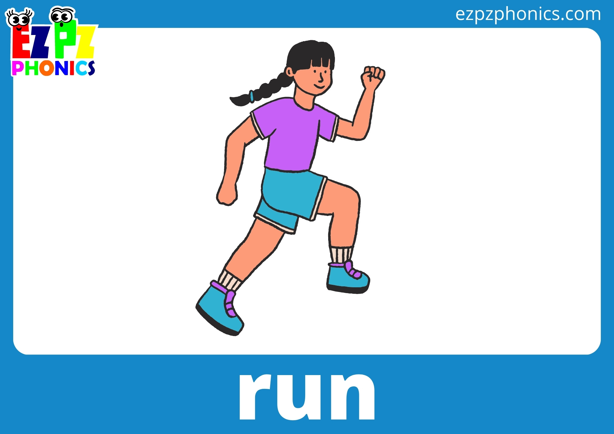 R Beginning Sounds Full Page Flashcards with Words Phonics Alphabet ...