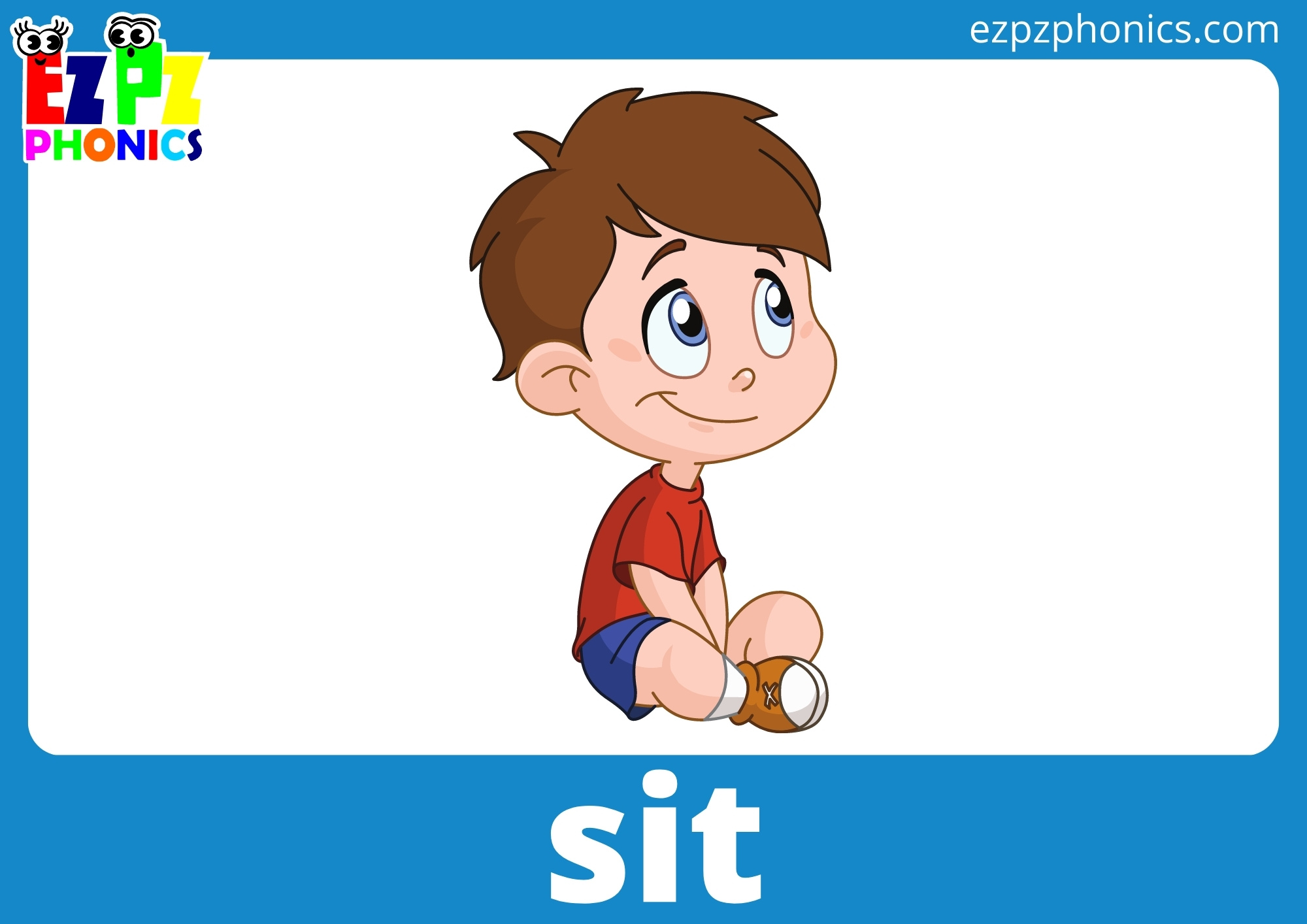 S Beginning Sounds Full Page Flashcards with Words Phonics Alphabet ...