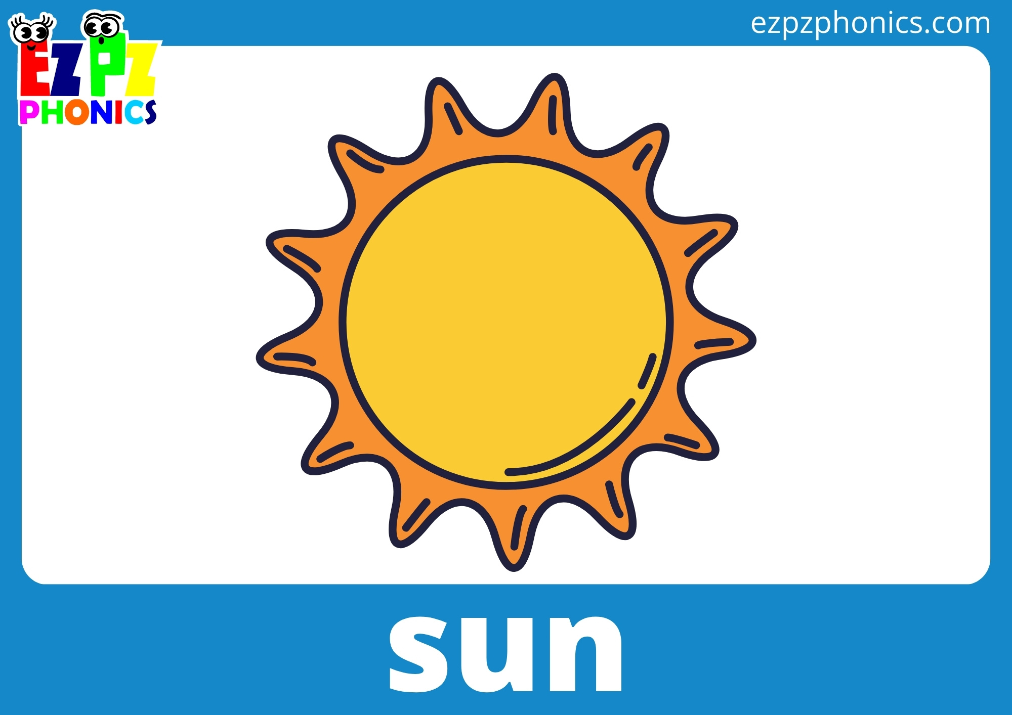 S Beginning Sounds Full Page Flashcards with Words Phonics Alphabet ...