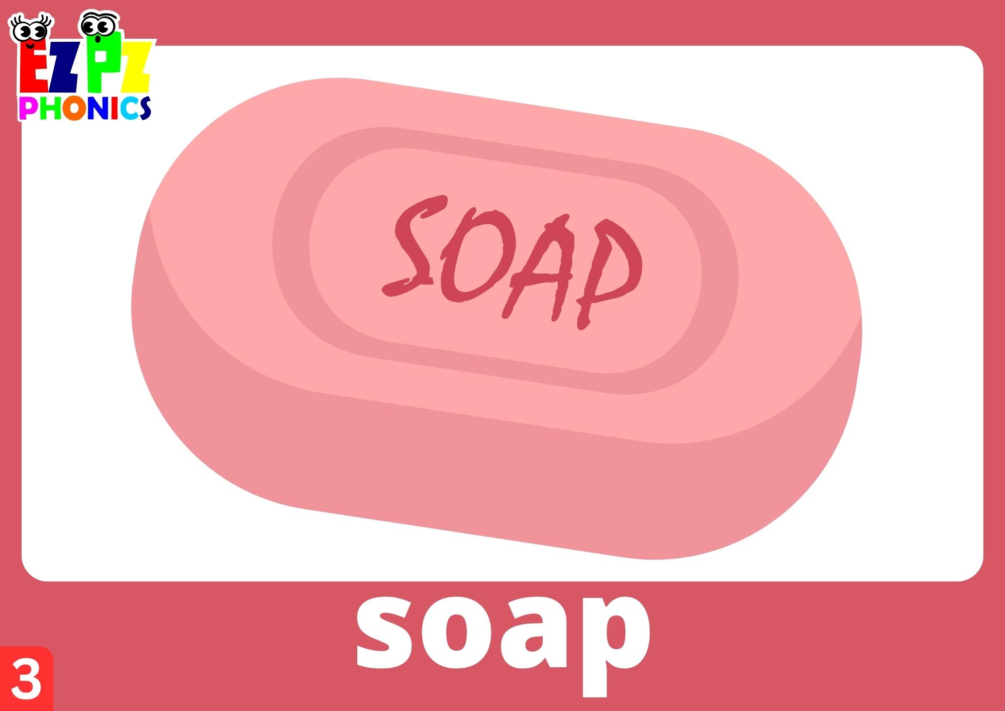 Letter S Words Phonics Flashcards with Images and Words Free Printable ...