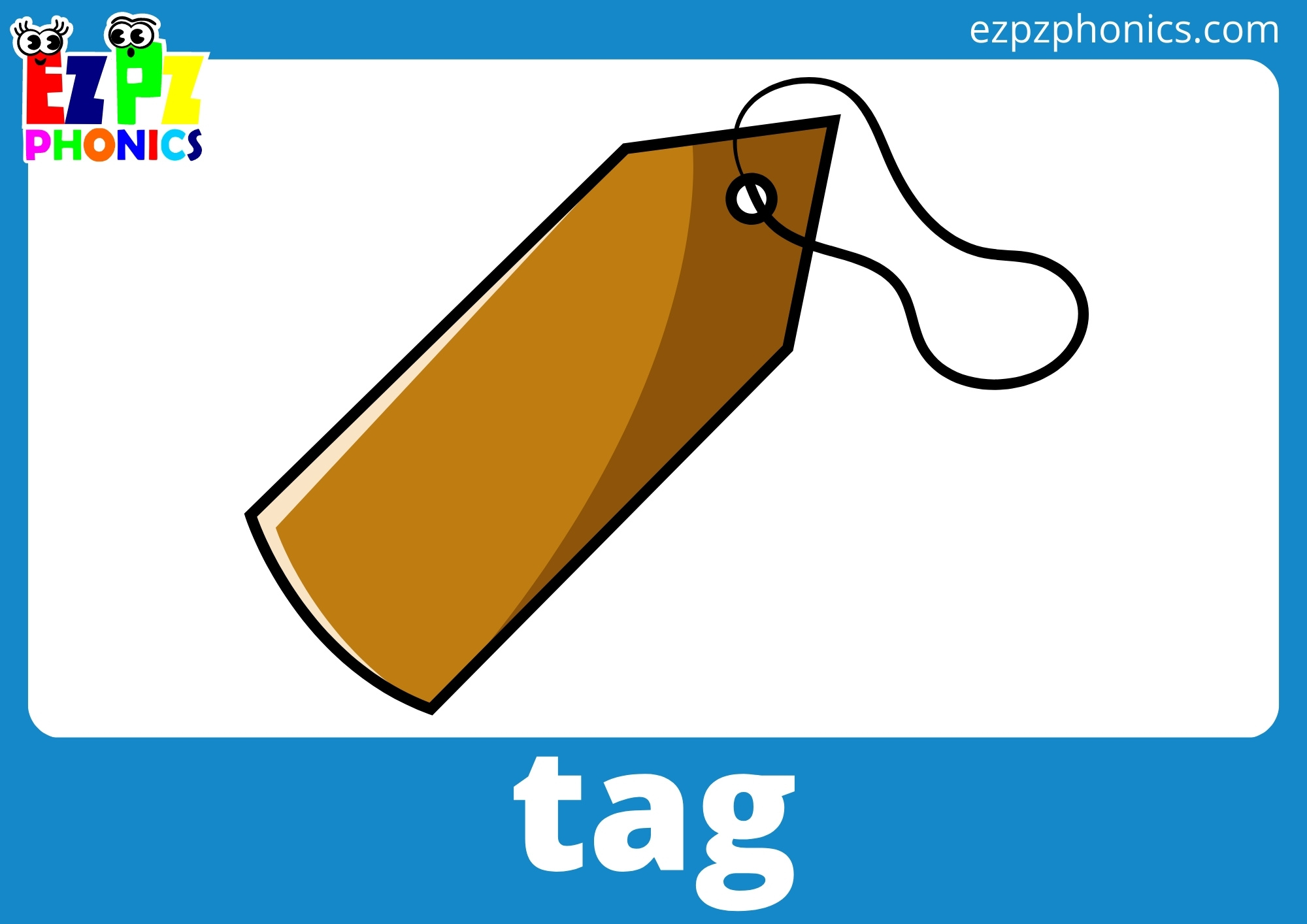 T Beginning Sounds Full Page Flashcards with Words Phonics Alphabet ...